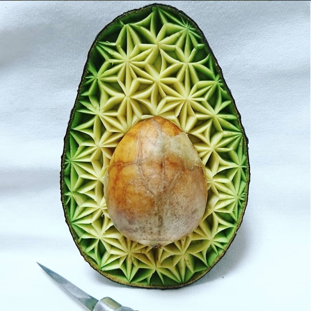Gallery of This "Human Laser Cutter" Precisely Models Fruits With ...