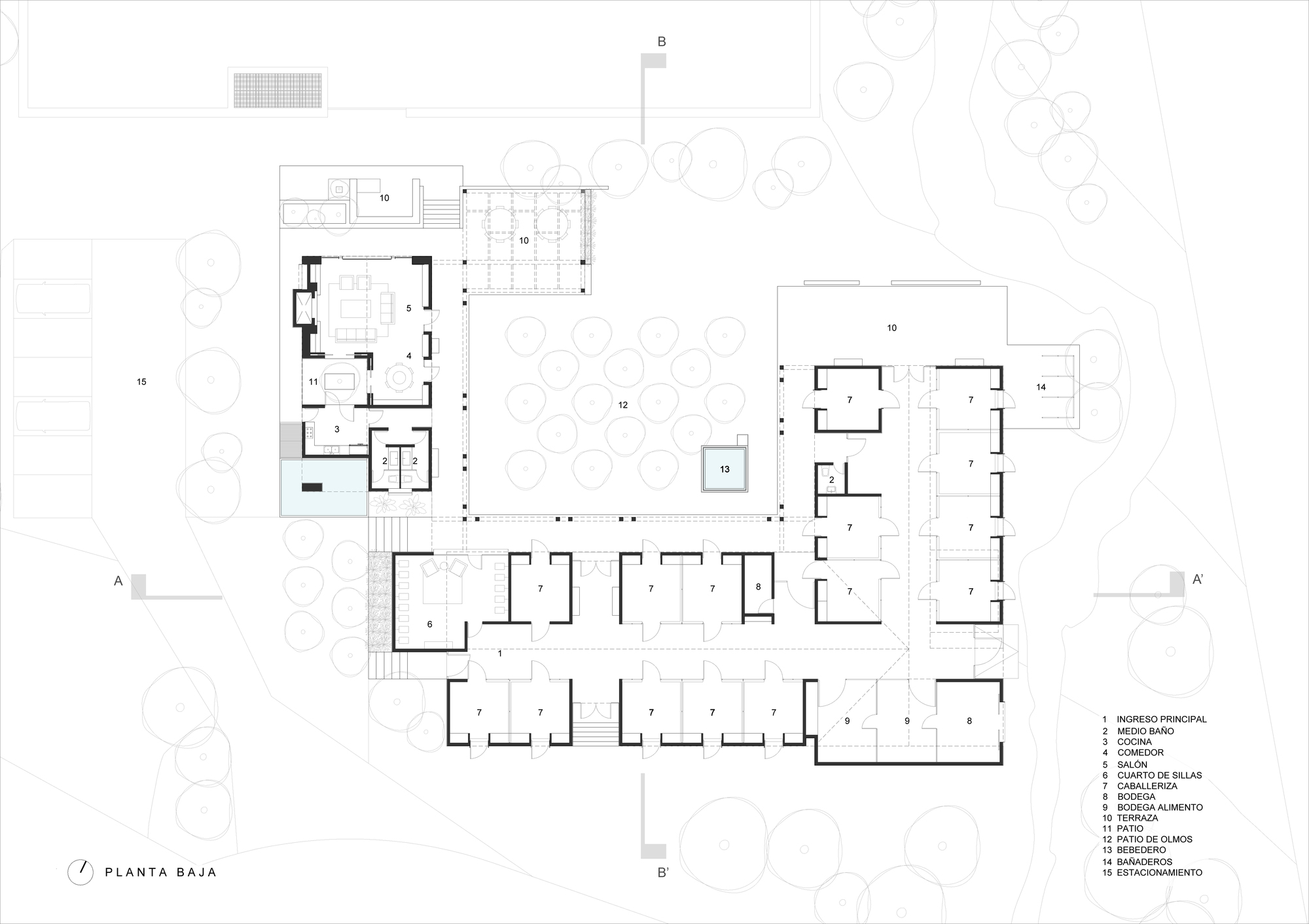 Galeria de Rancho San Francisco / AE Arquitectos - 17