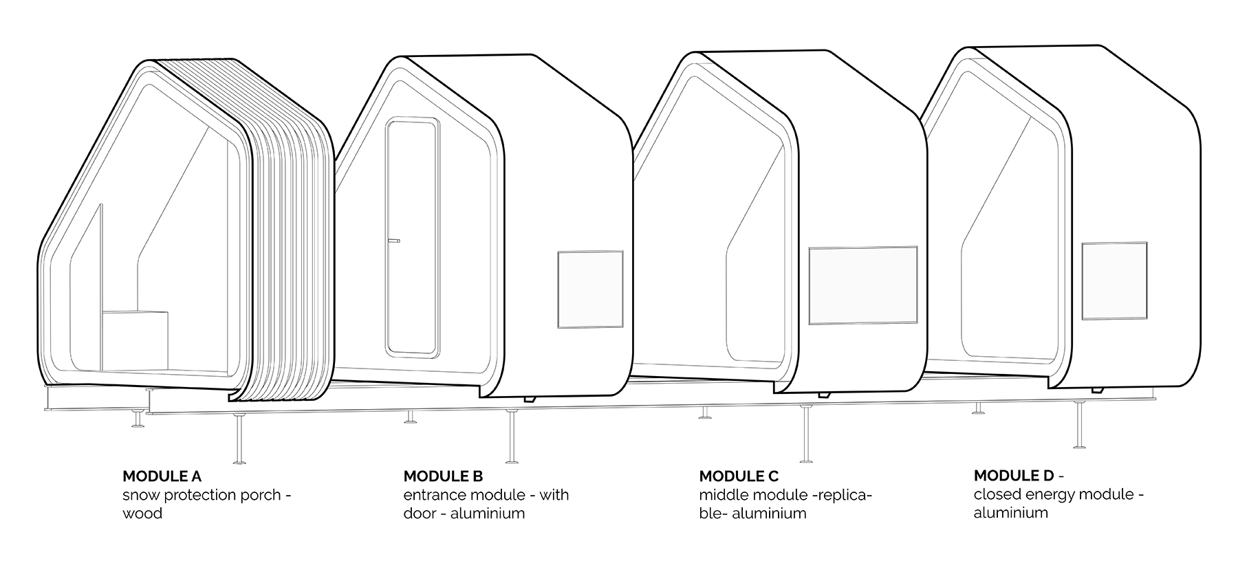 Gallery of This Modular Mountain Shelter Is Net-Zero and Can Be ...