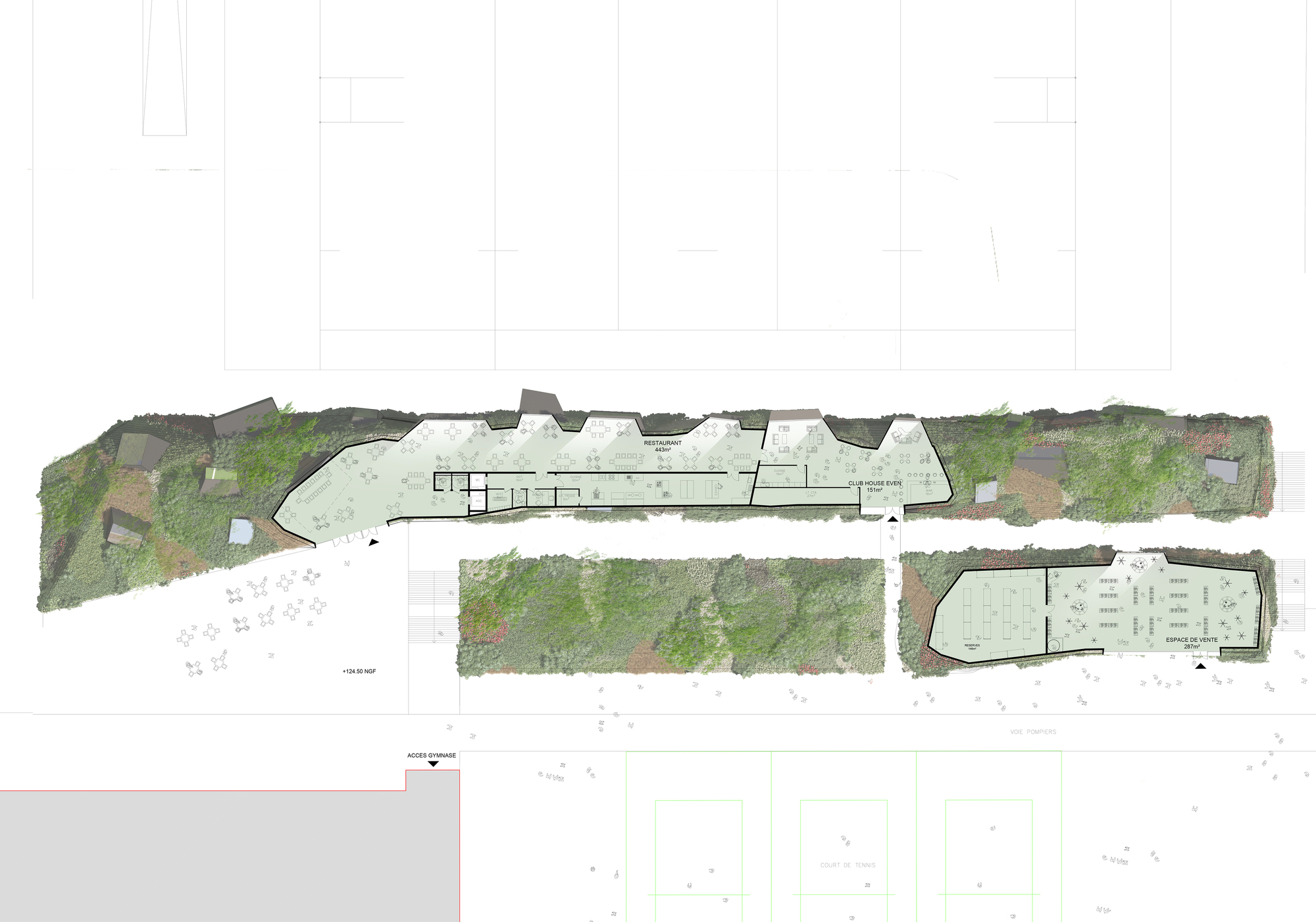 Gallery of SCAU Architectes to Design Vegetated Stadium in Paris - 5