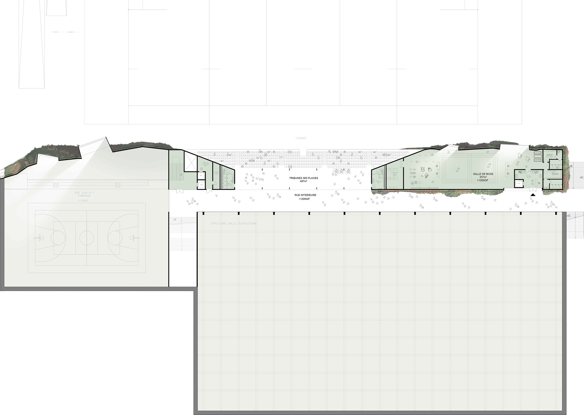 Gallery of SCAU Architectes to Design Vegetated Stadium in Paris - 13