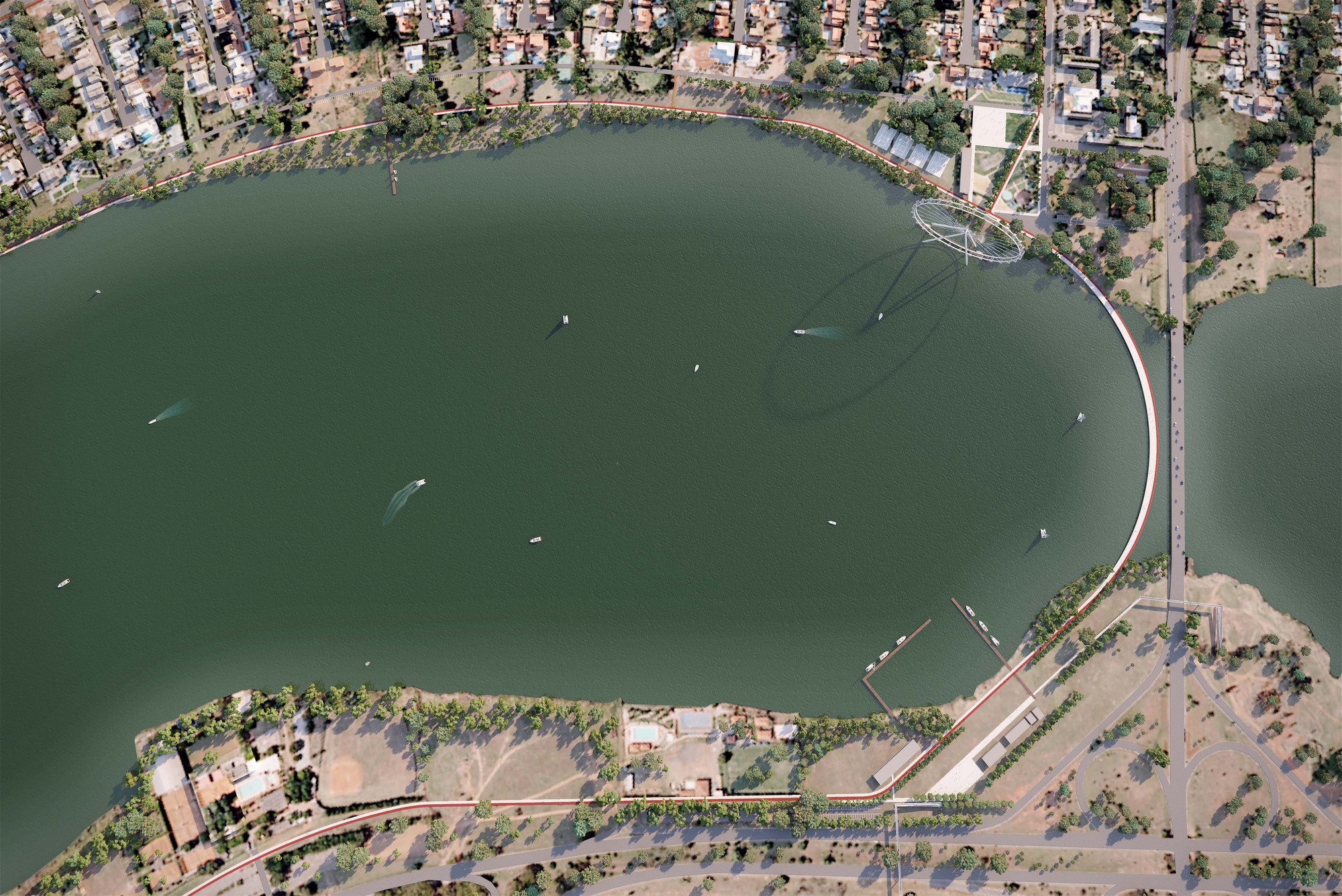 Galeria de Conheça o vencedor para o Masterplan da Orla do Lago Paranoá ...