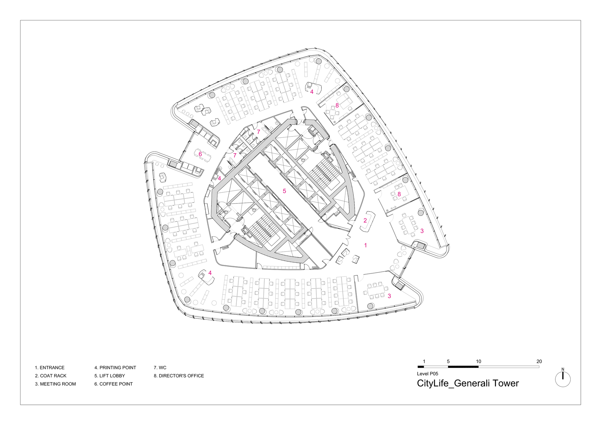 Galeria de Generali Tower / Zaha Hadid Architects - 21
