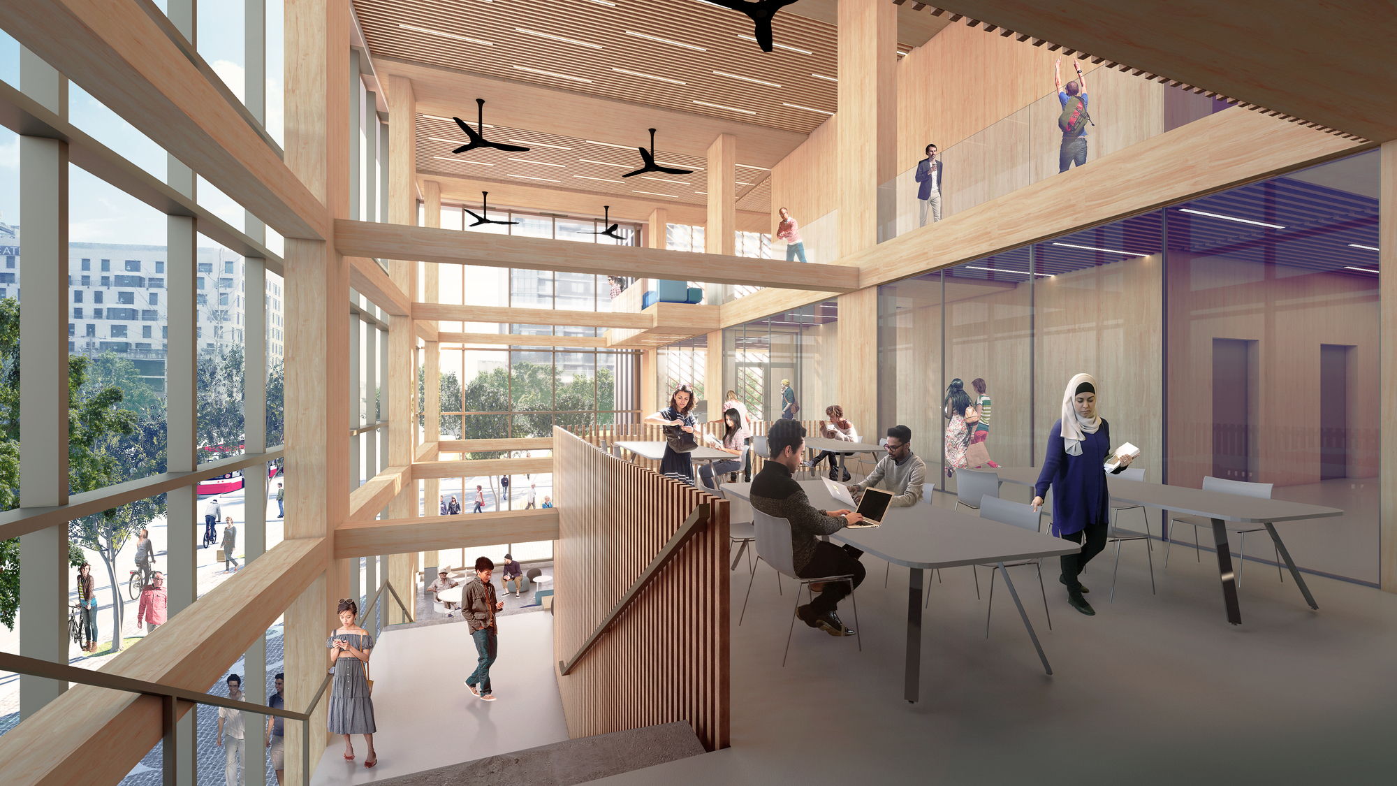Galeria de Concurso em Toronto premia construção de madeira para orla ...