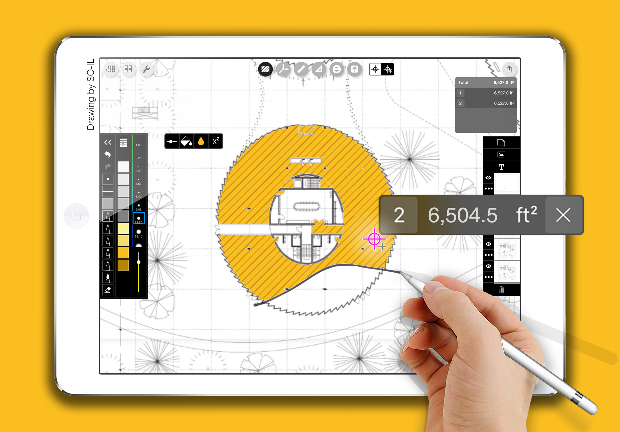 Gallery of Morpholio's "Smart Fill" Extension Calculates Areas In Your ...
