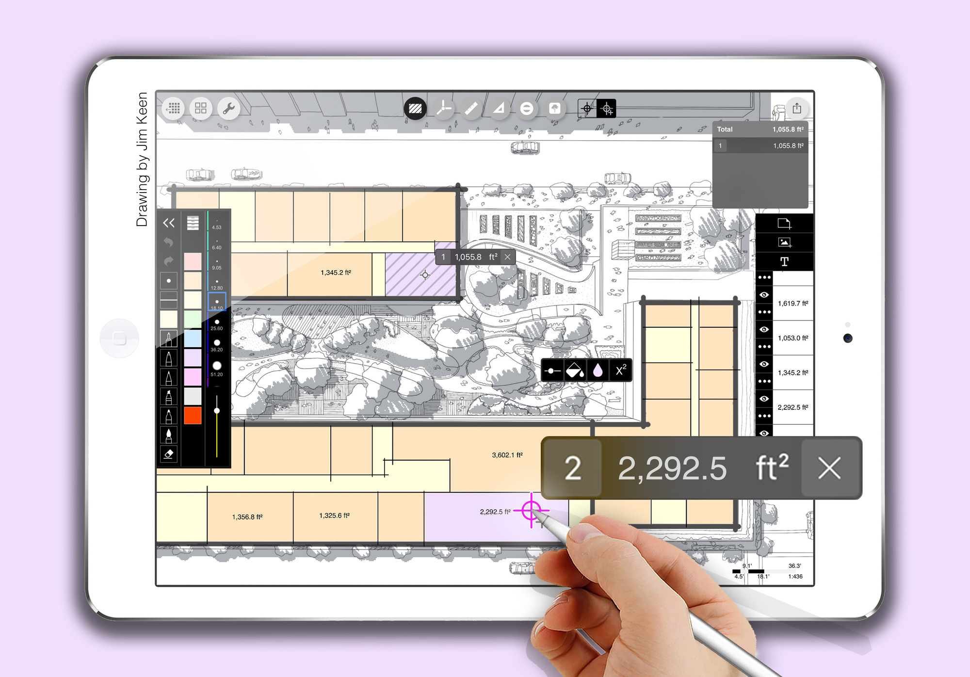 Gallery of Morpholio's "Smart Fill" Extension Calculates Areas In Your ...