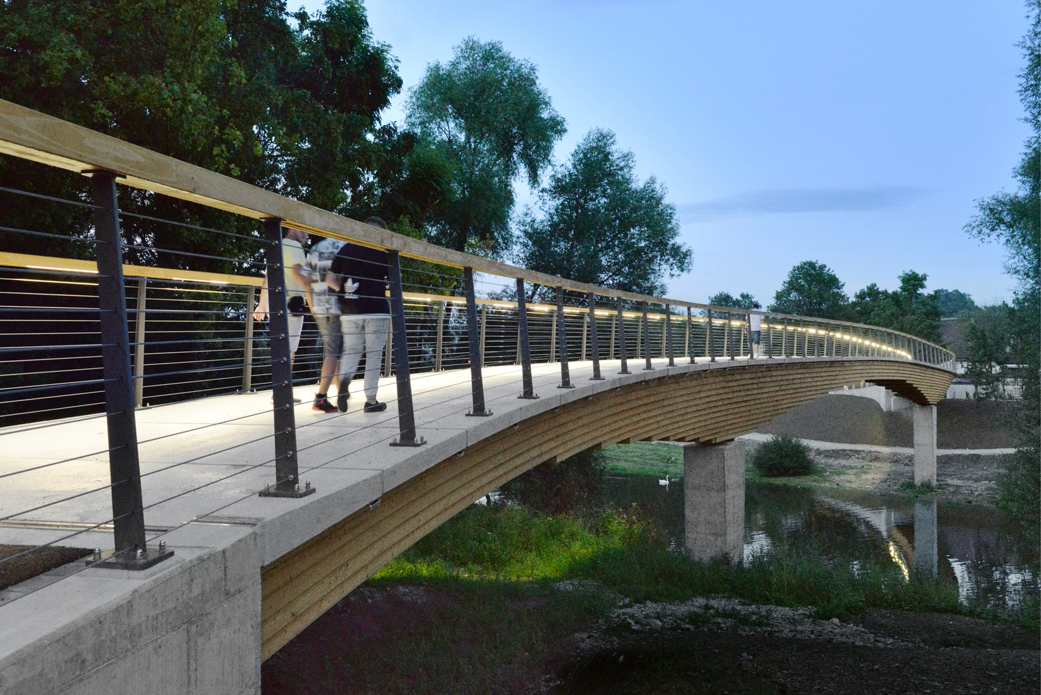 Gallery of Curved Girder Bridge Neckartenzlingen / Ingenieurbüro ...