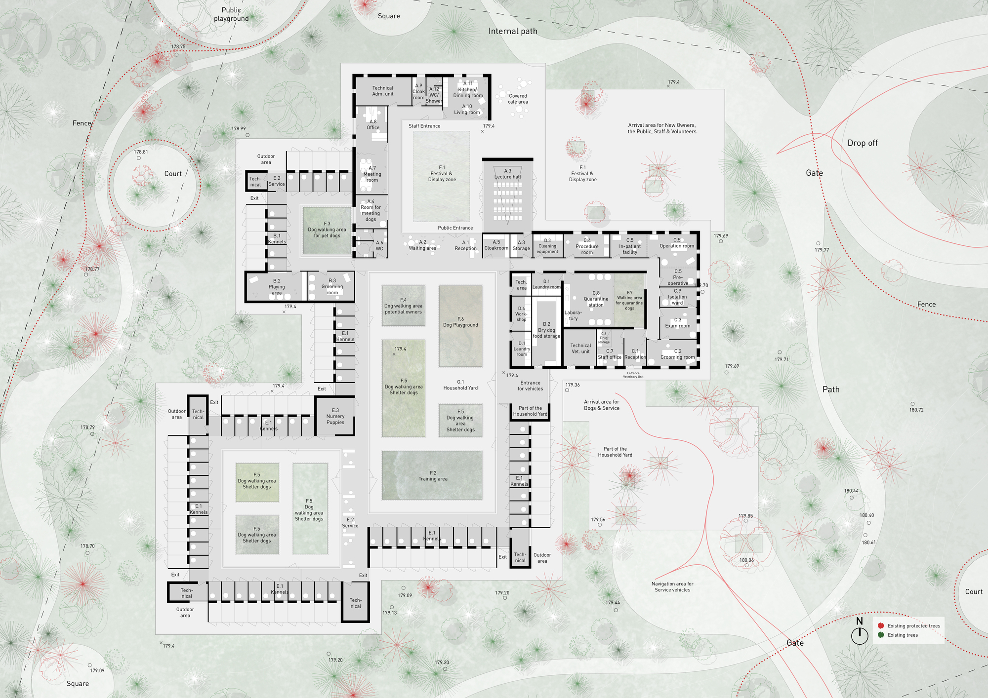 Gallery of Dogchitecture: WE Architecture Designs a Center That ...