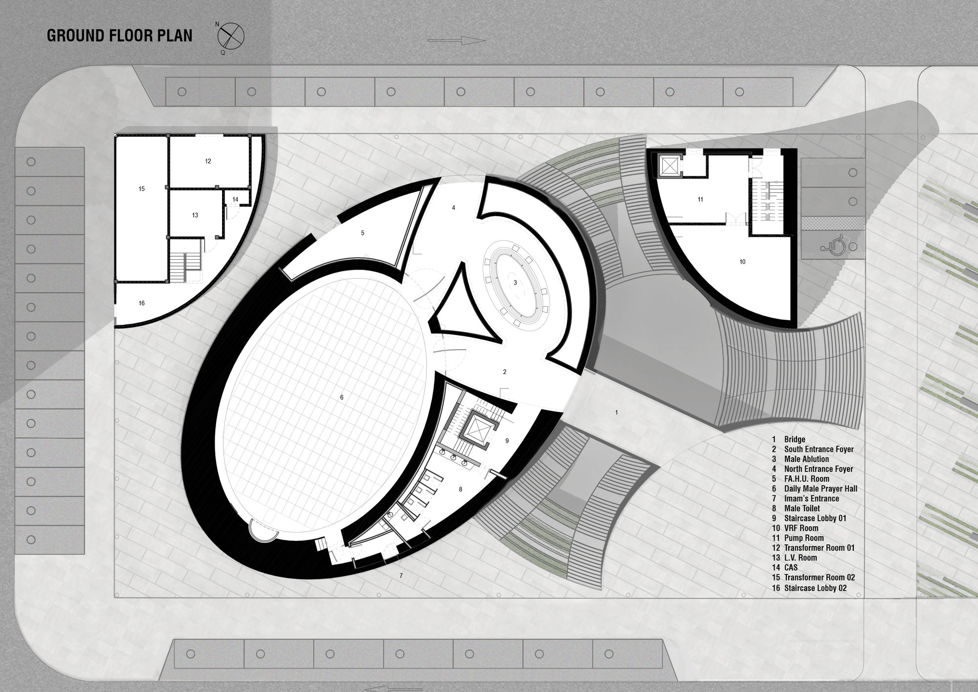 Gallery of X-Architects' to Design an Urban Mosque That Forms the ...