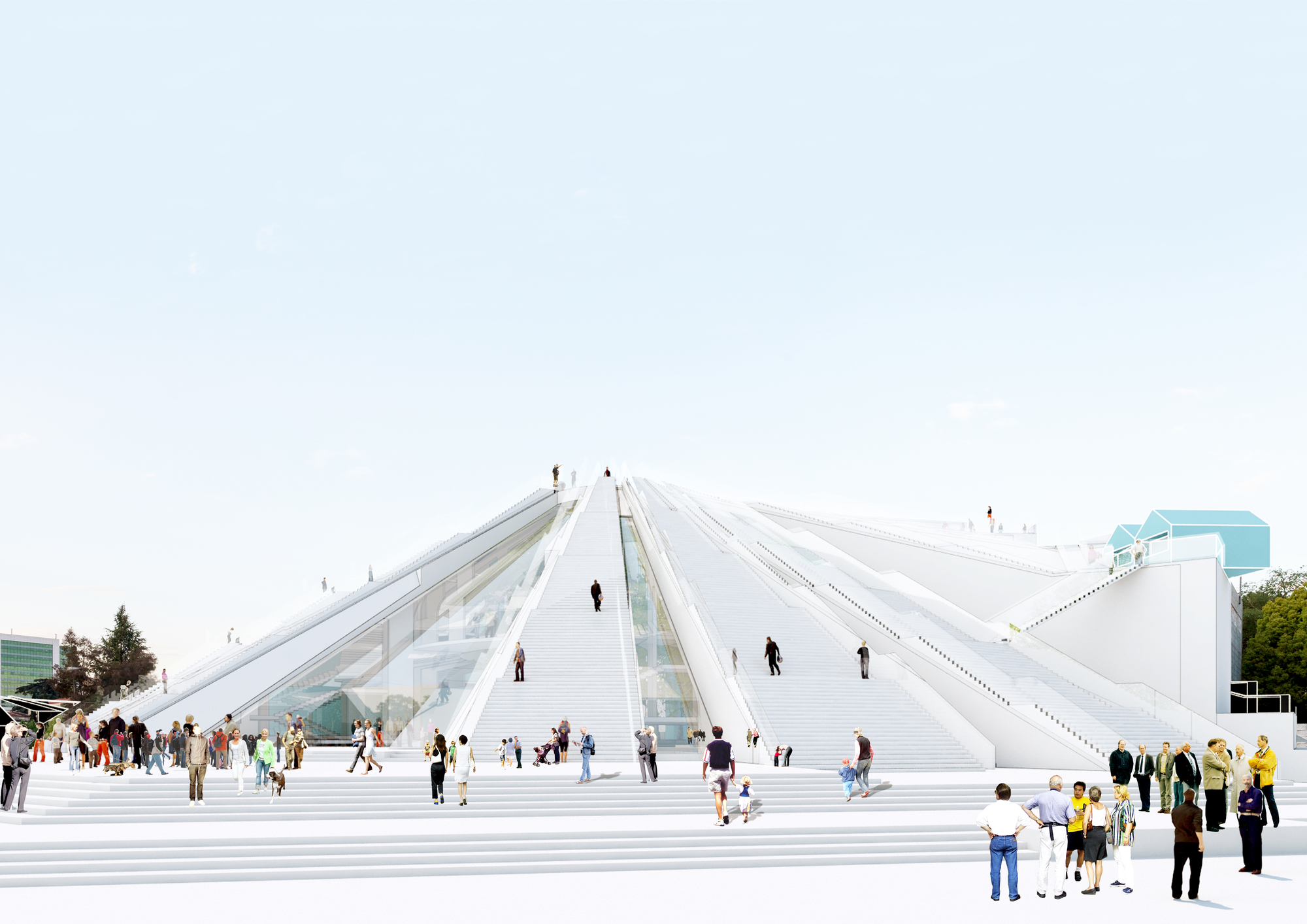 Gallery of MVRDV to Transform Communist-Era Pyramid into Center for Art ...