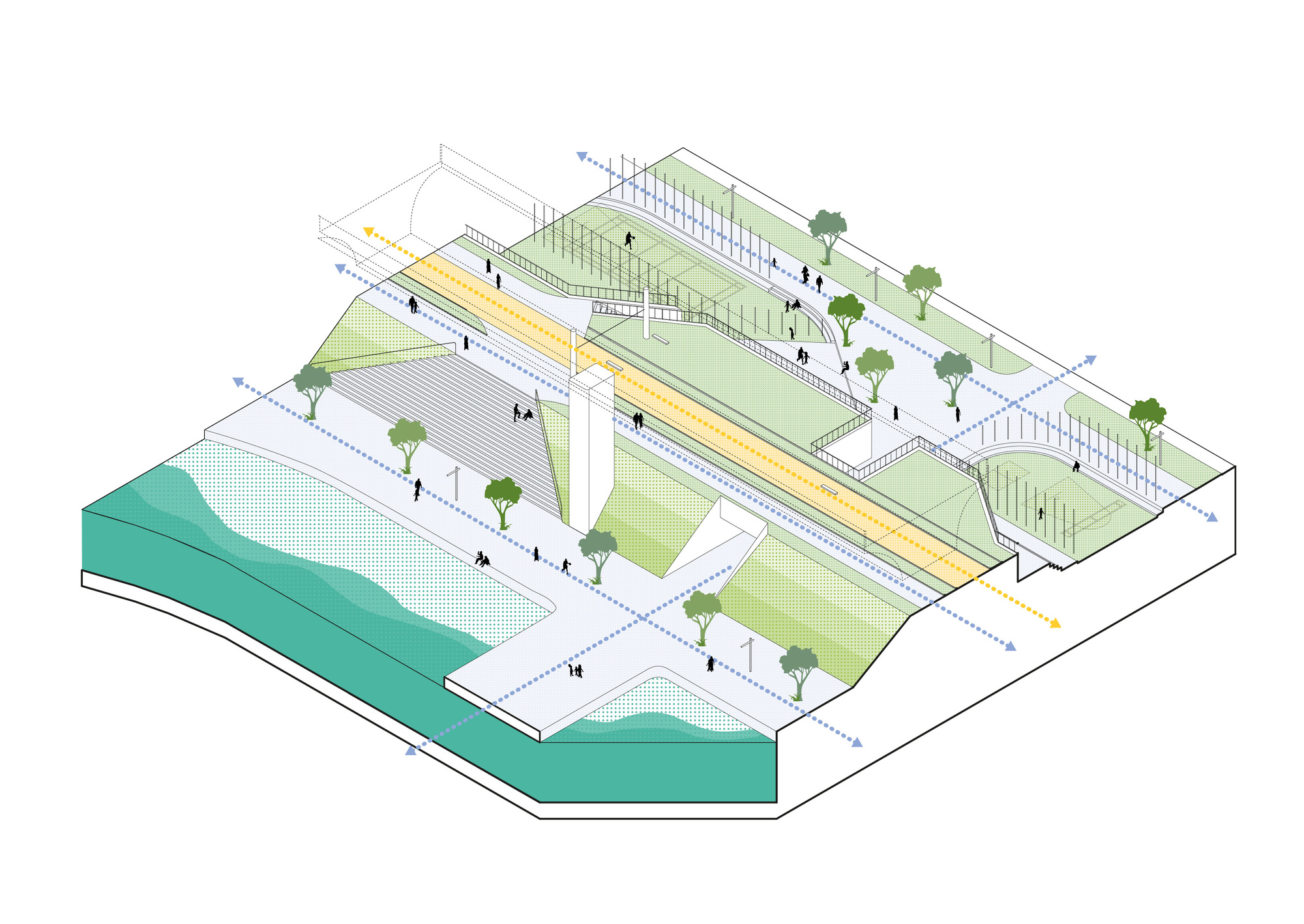 Galeria de Mecanoo projeta parque linear ao longo de ferrovia em Taiwan - 9