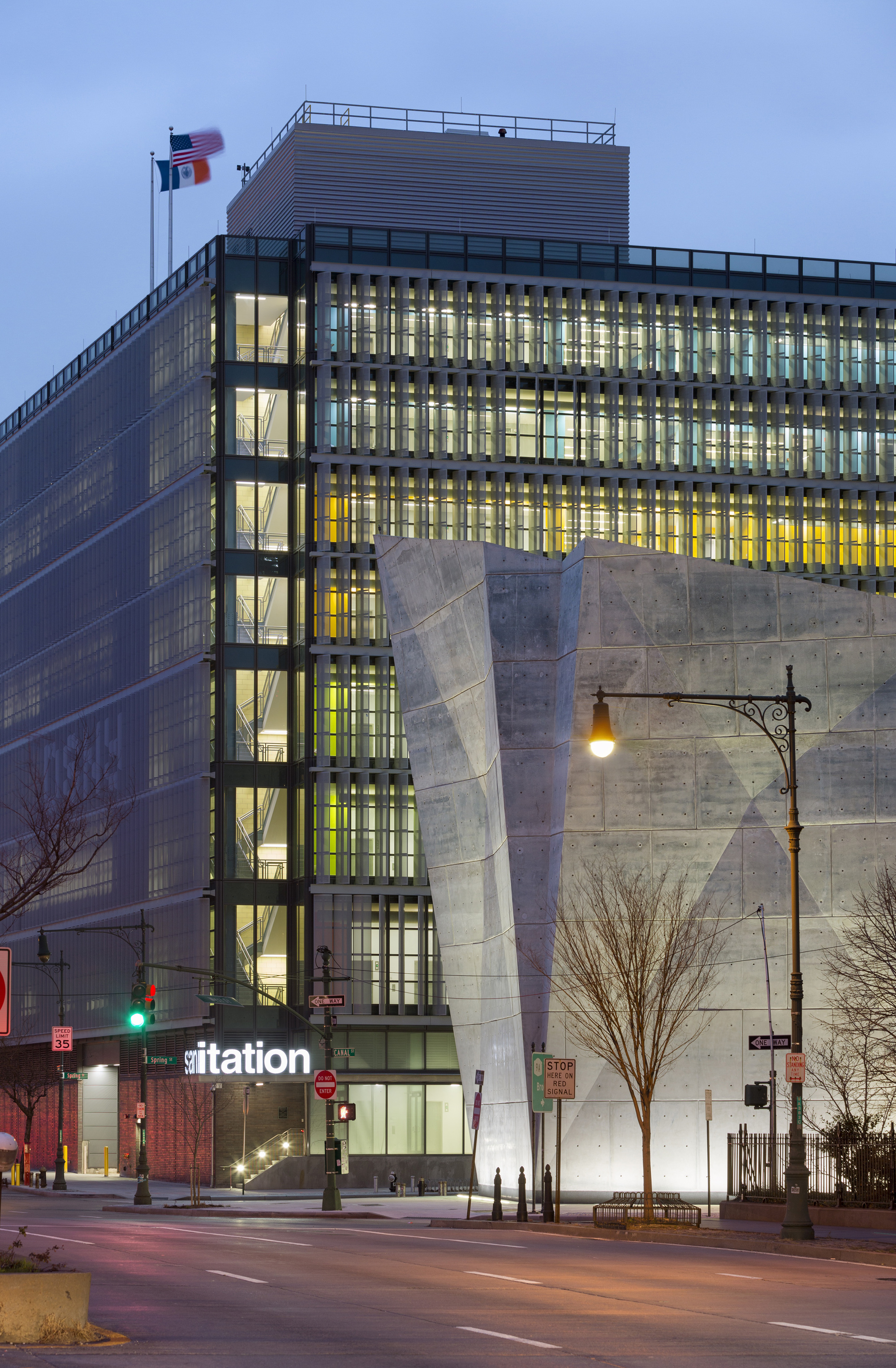 Gallery of Manhattan Districts 1/2/5 Garage & spring street Salt Shed ...