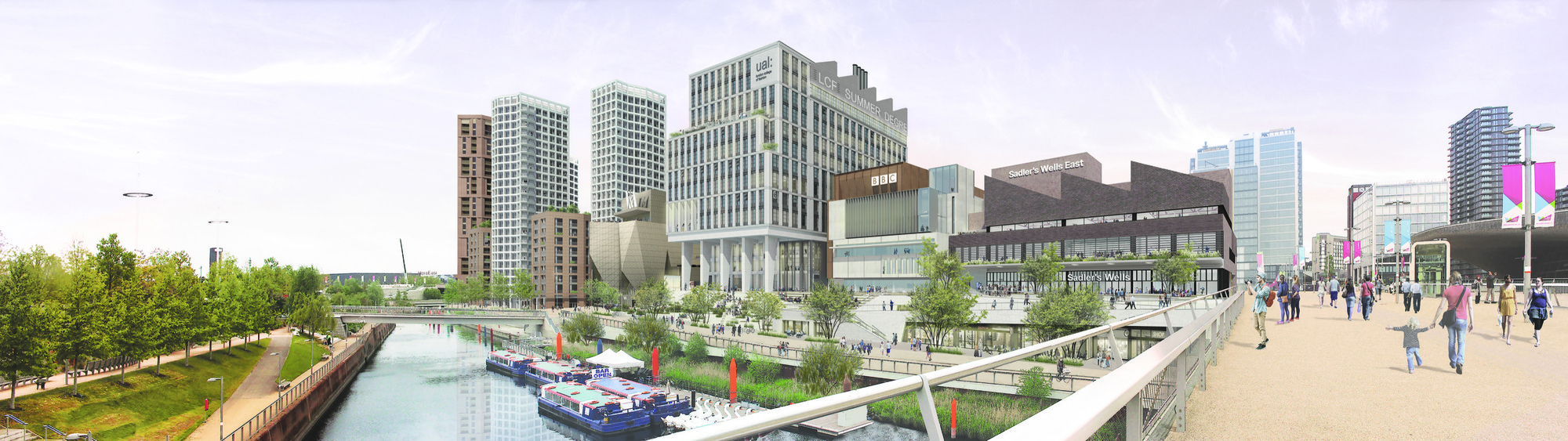 11亿英镑伦敦东岸项目规划揭幕，BBC等建造各样文化创新建筑 | ArchDaily