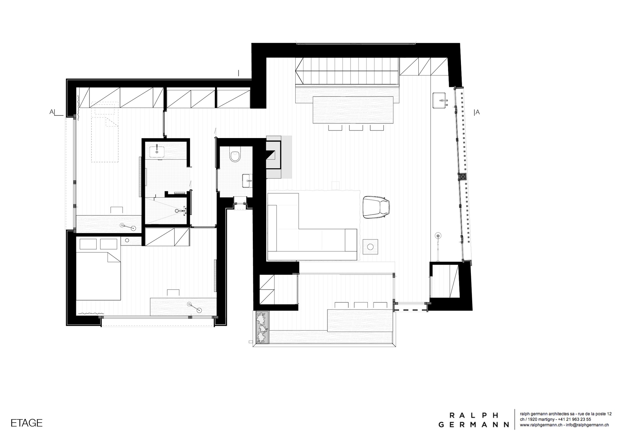 Gallery of House EKC / Ralph Germann Architectes - 14