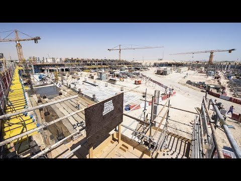 Gallery of These Time-Lapses Capture the Construction of the 2022 Qatar ...