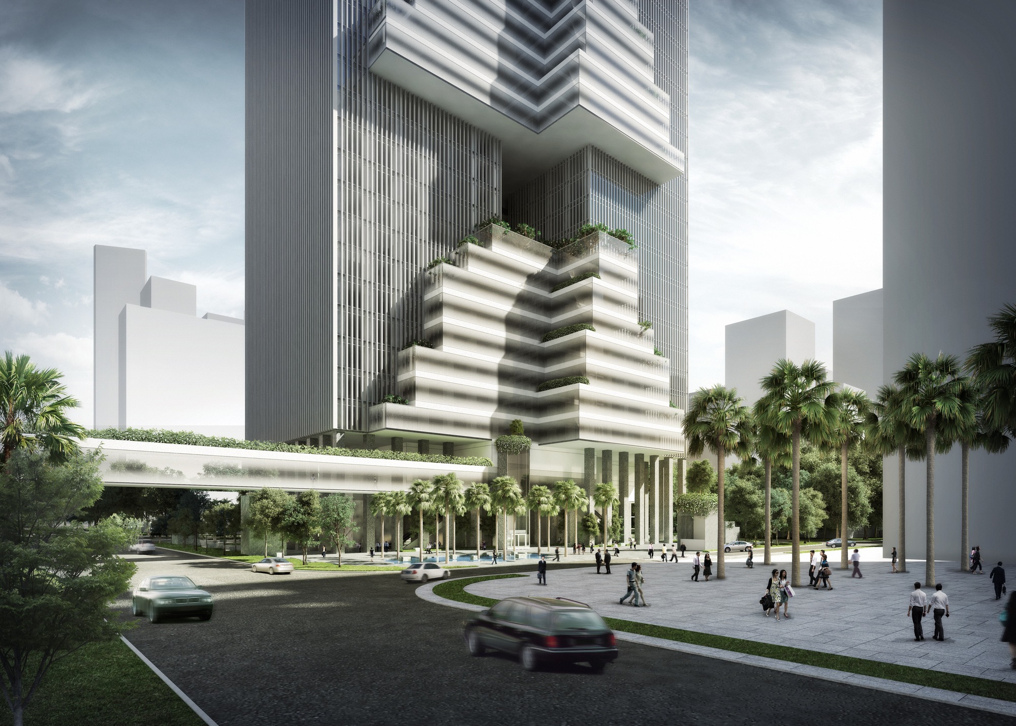 Gallery of WOHA's First Office Skyscraper in China Tops Out in Shenzhen ...