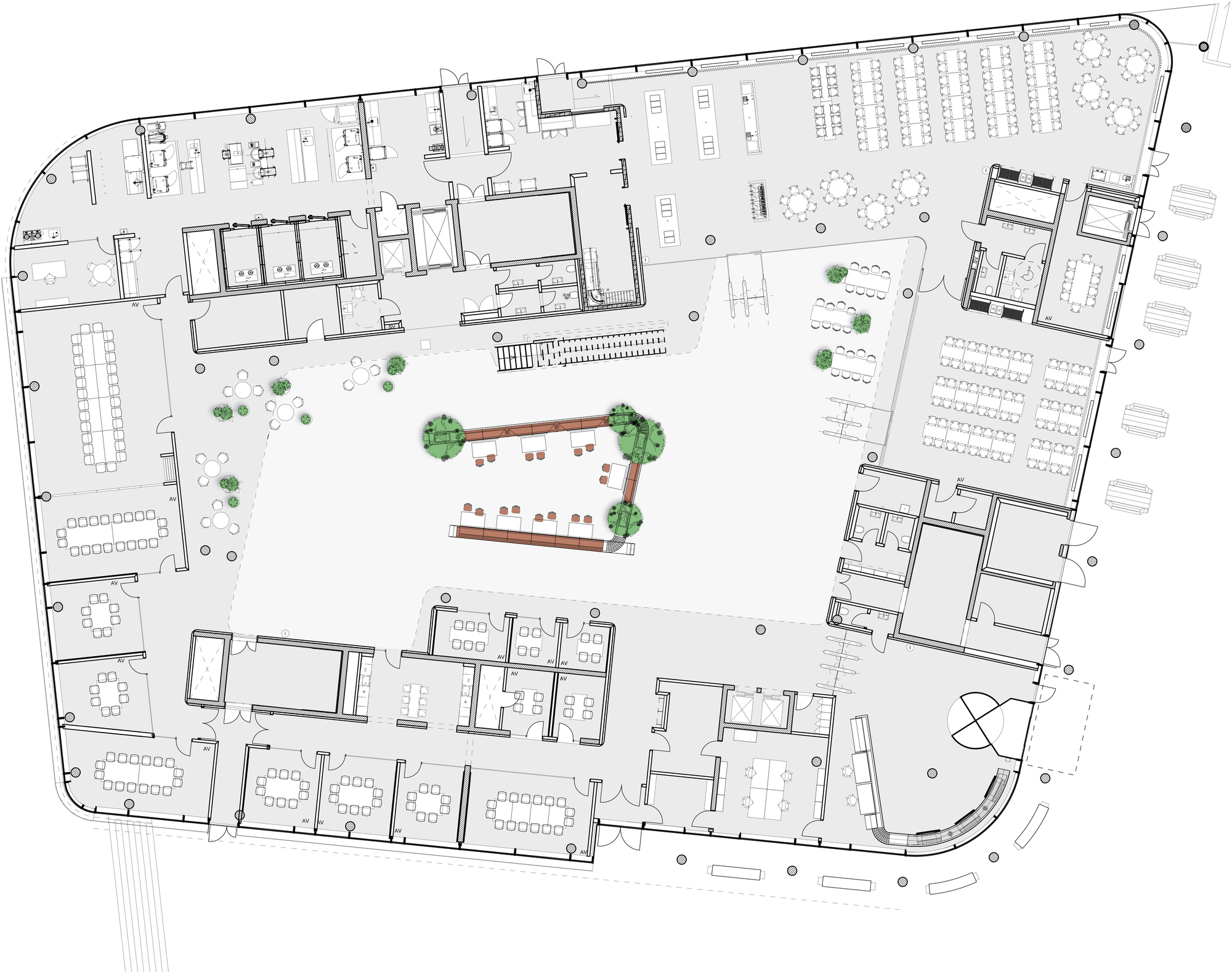 Gallery of Copenhagen Office Hub on Amerika Plads / PLH Arkitekter - 28