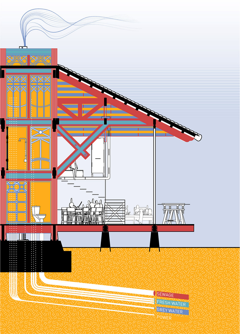 Gallery of This Concept Uses a Pre-Fabricated Timber System to Enable ...