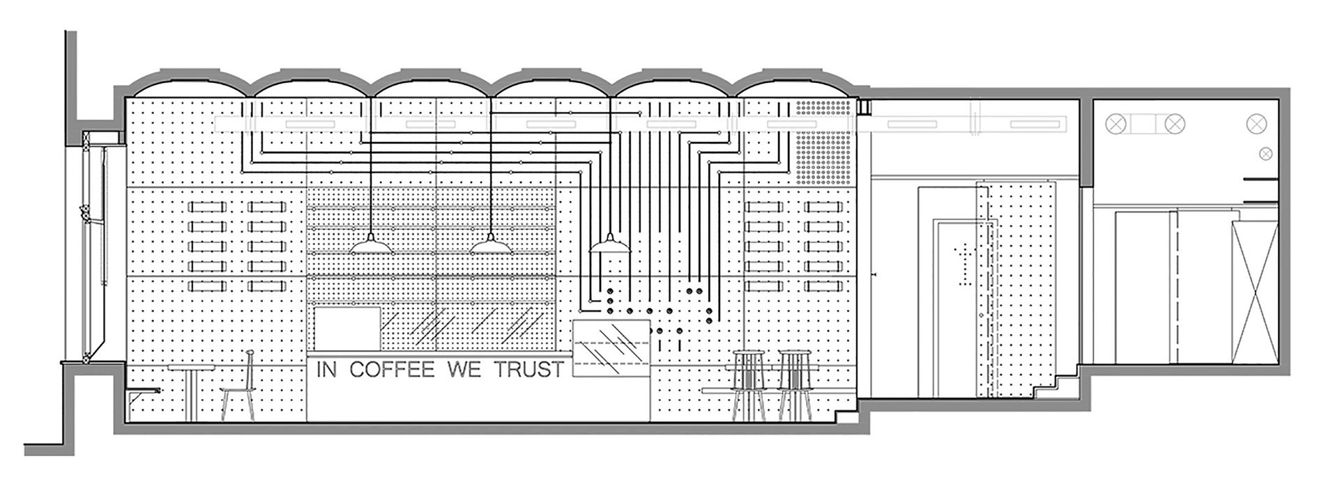 Gallery of Small Cafe Designs: 30 Aspirational Examples in Plan ...
