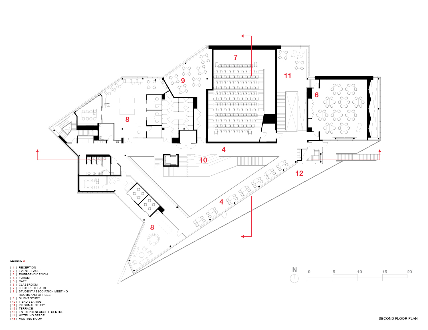 Gallery of Trent University Student Center / Teeple Architects - 16