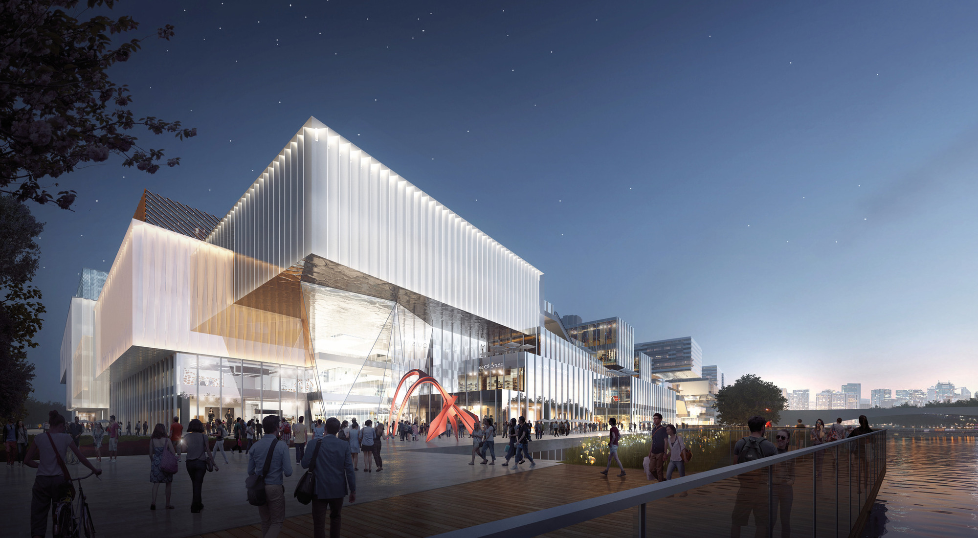Gallery of Benoy Releases Images of New Waterfront Development in ...
