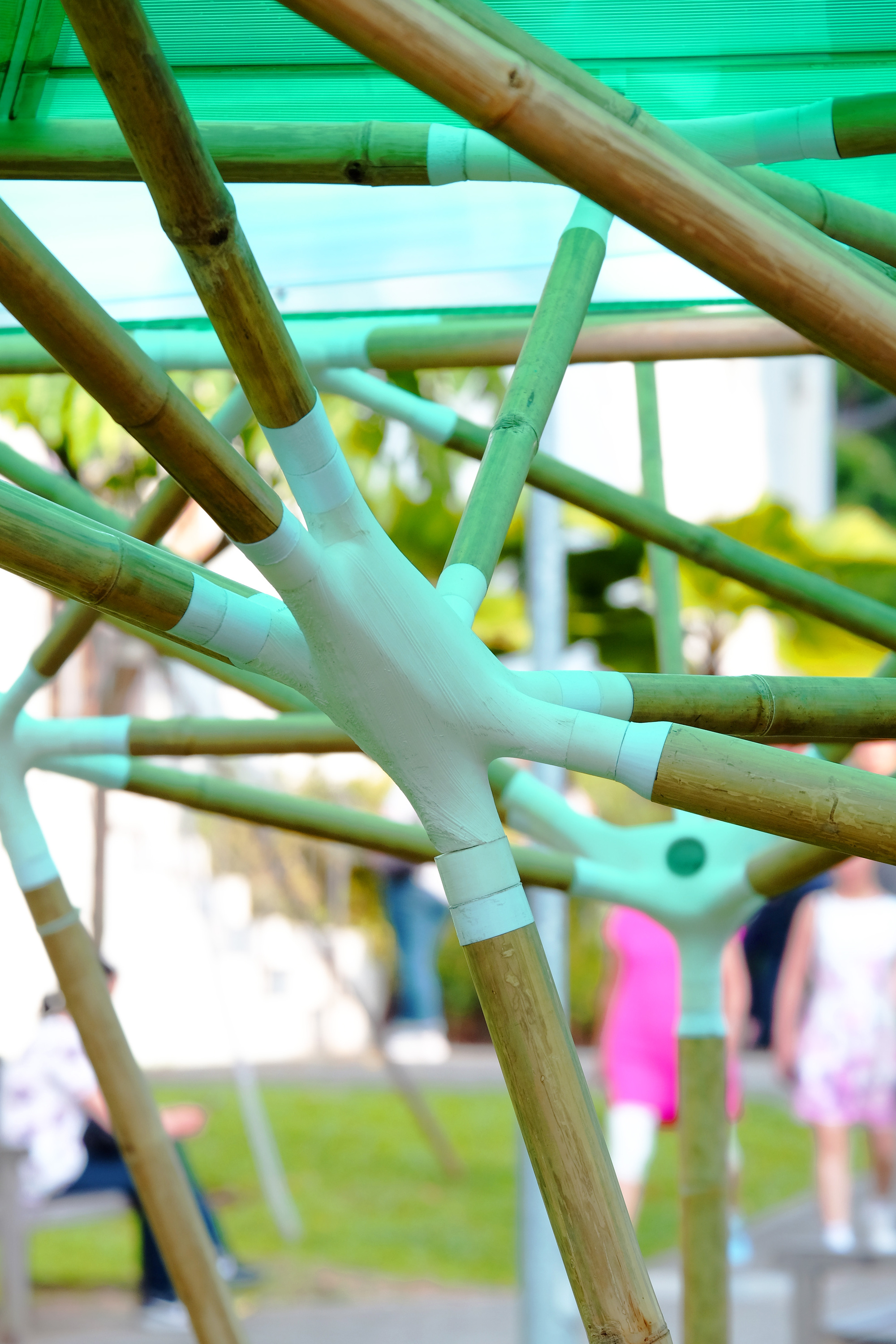 Gallery of Sombra Verde's 3D Printed Bamboo Structure Bridges the Gap ...