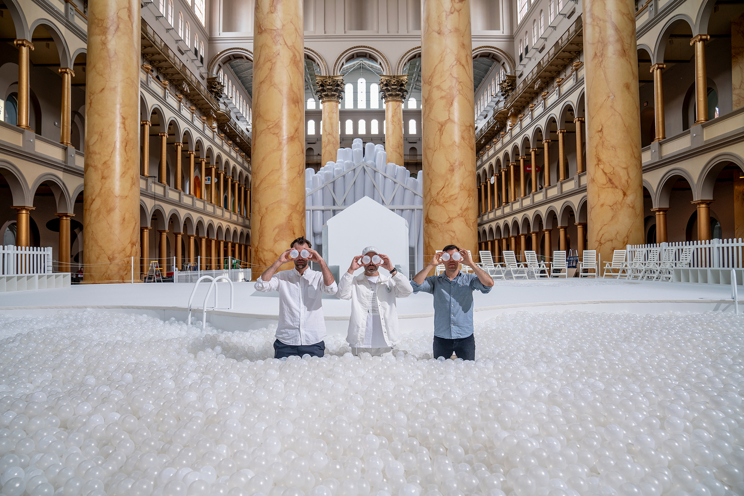 Gallery of Snarkitecture's "Fun House" Opens at the National Building ...