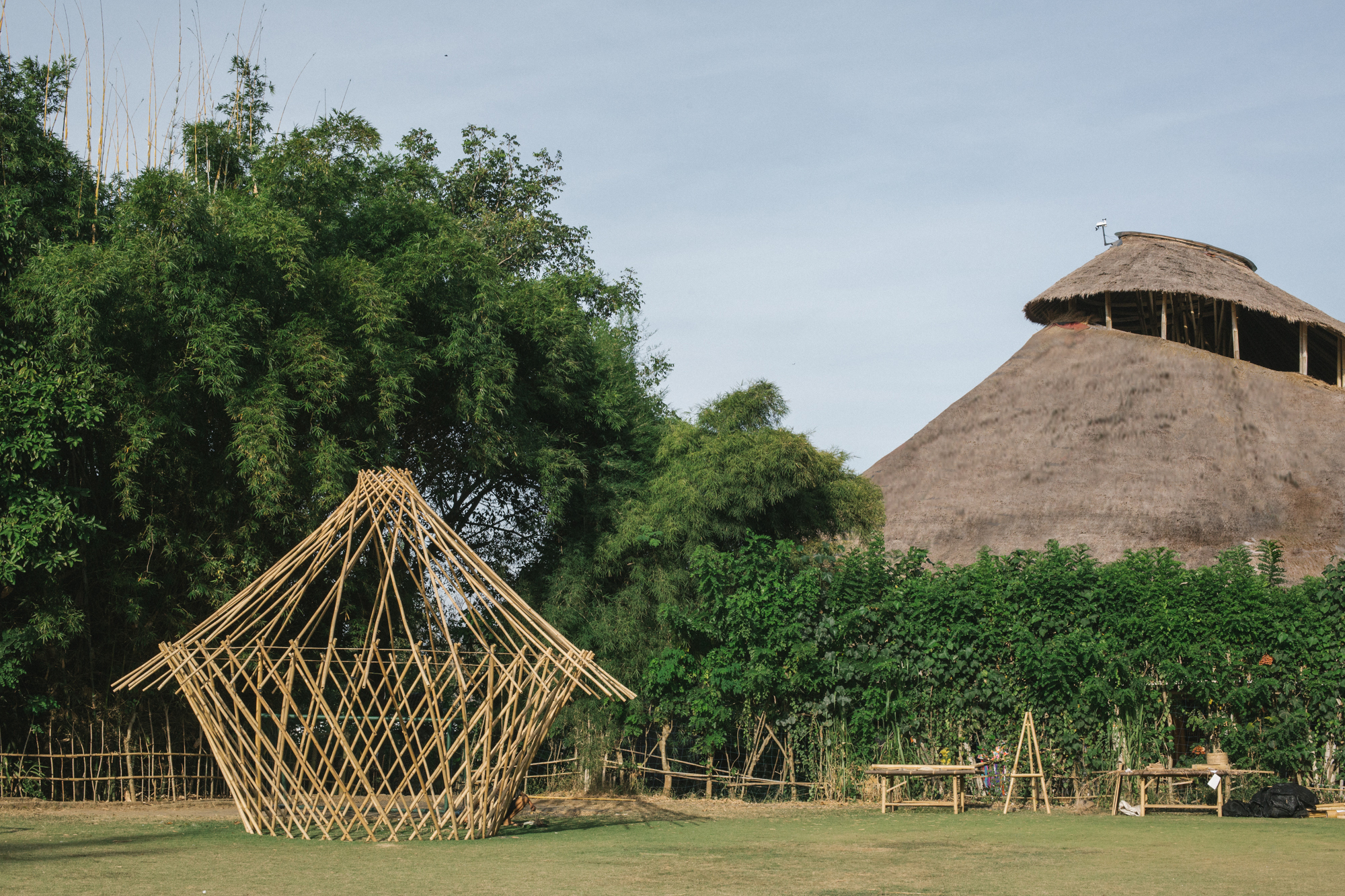 Gallery of This Retractable Bamboo Yurt Can Be Easily Transported and ...