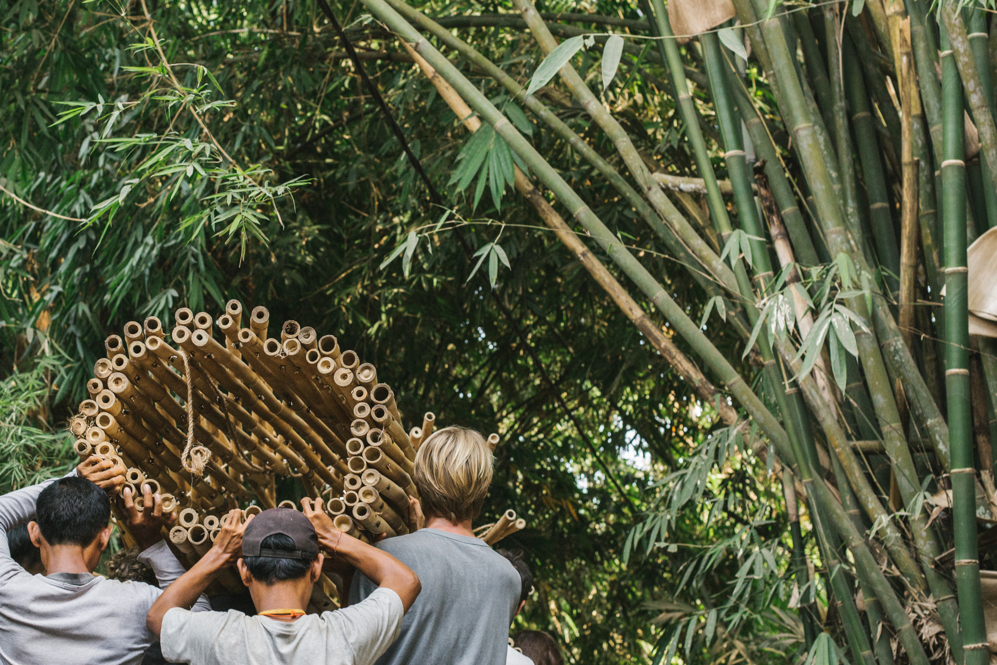 Gallery of This Retractable Bamboo Yurt Can Be Easily Transported and ...