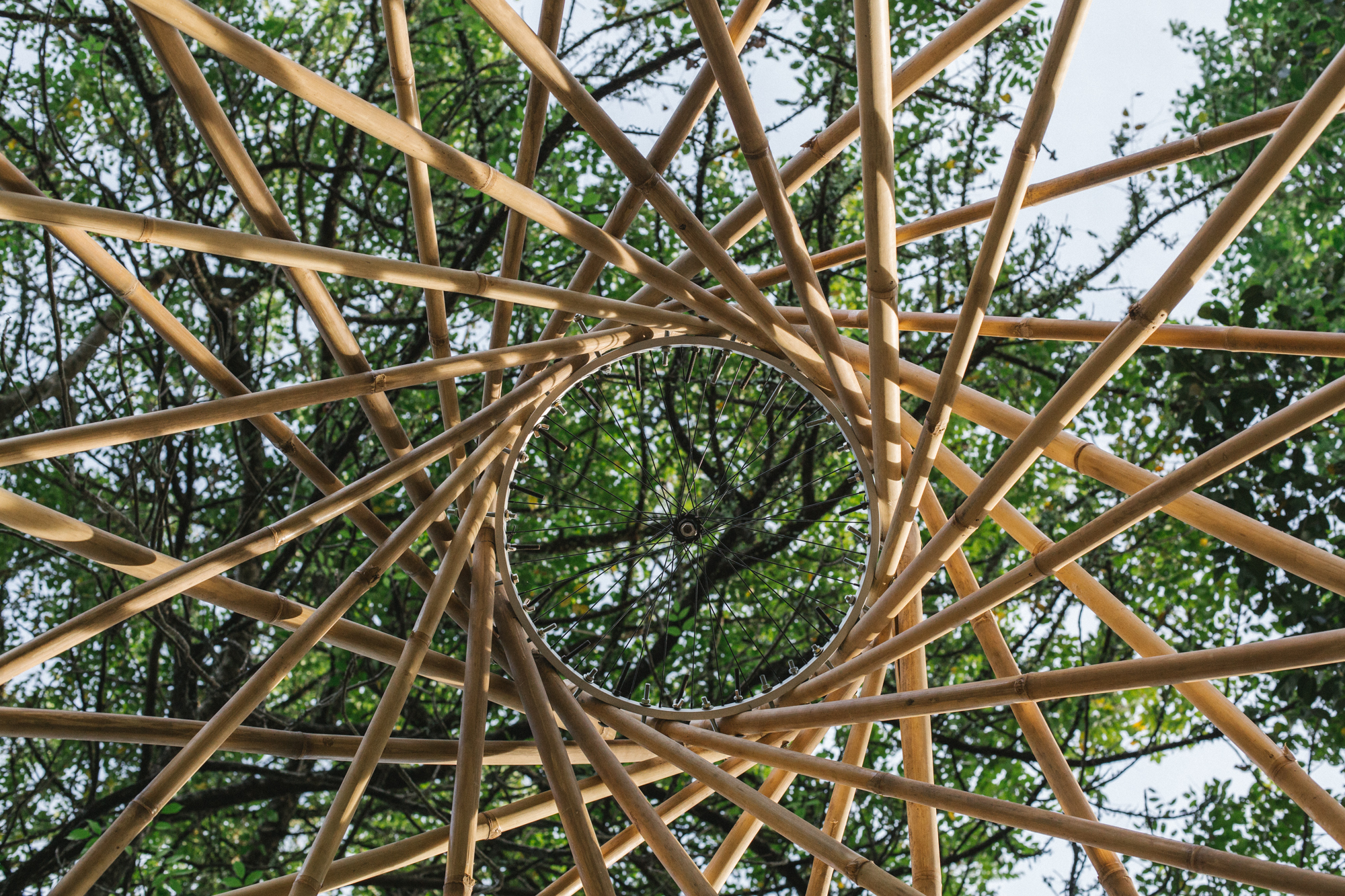 Gallery of This Retractable Bamboo Yurt Can Be Easily Transported and ...
