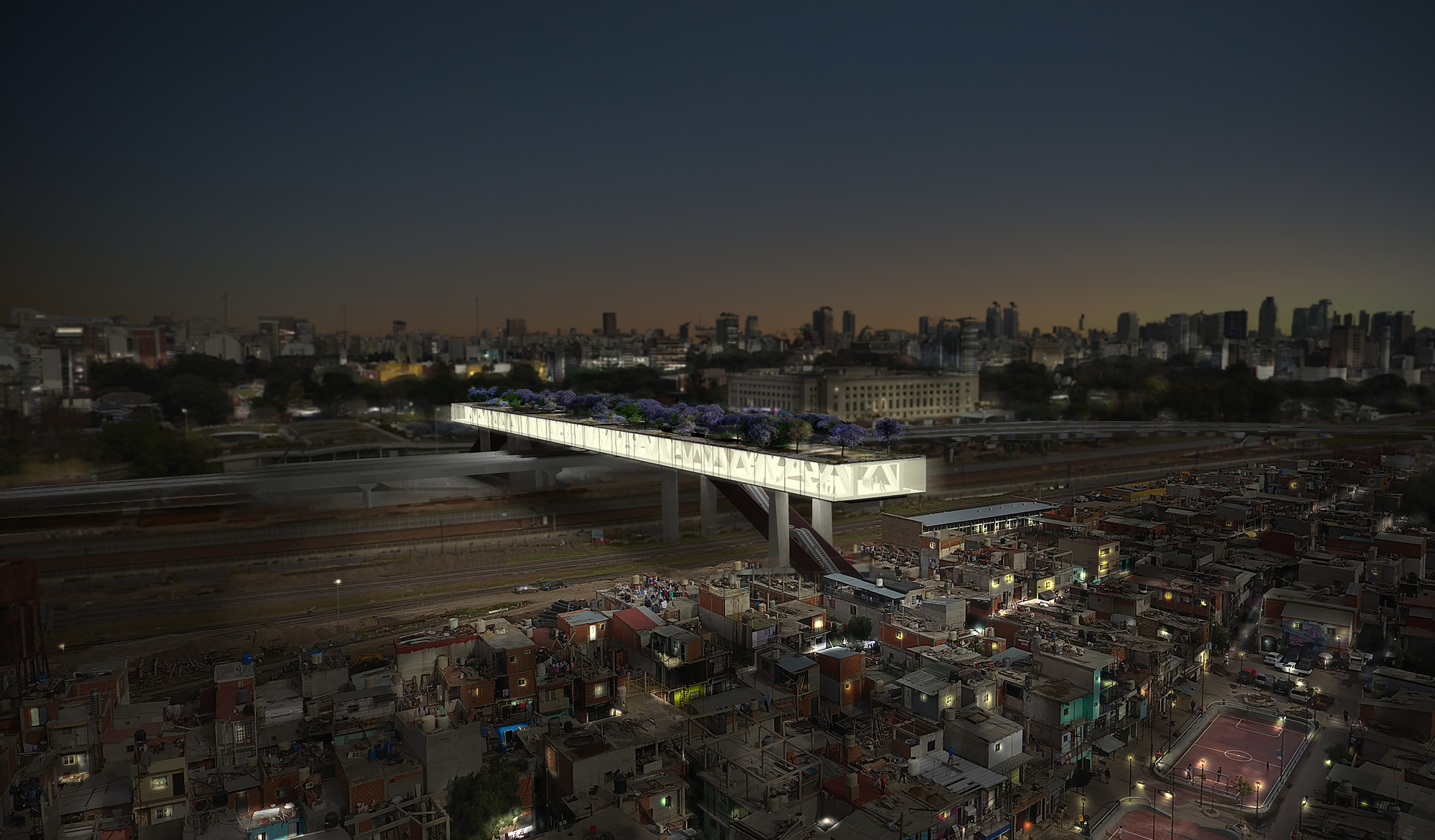 Gallery of ELEMENTAL Designs a Building/Bridge in Buenos Aires - 2