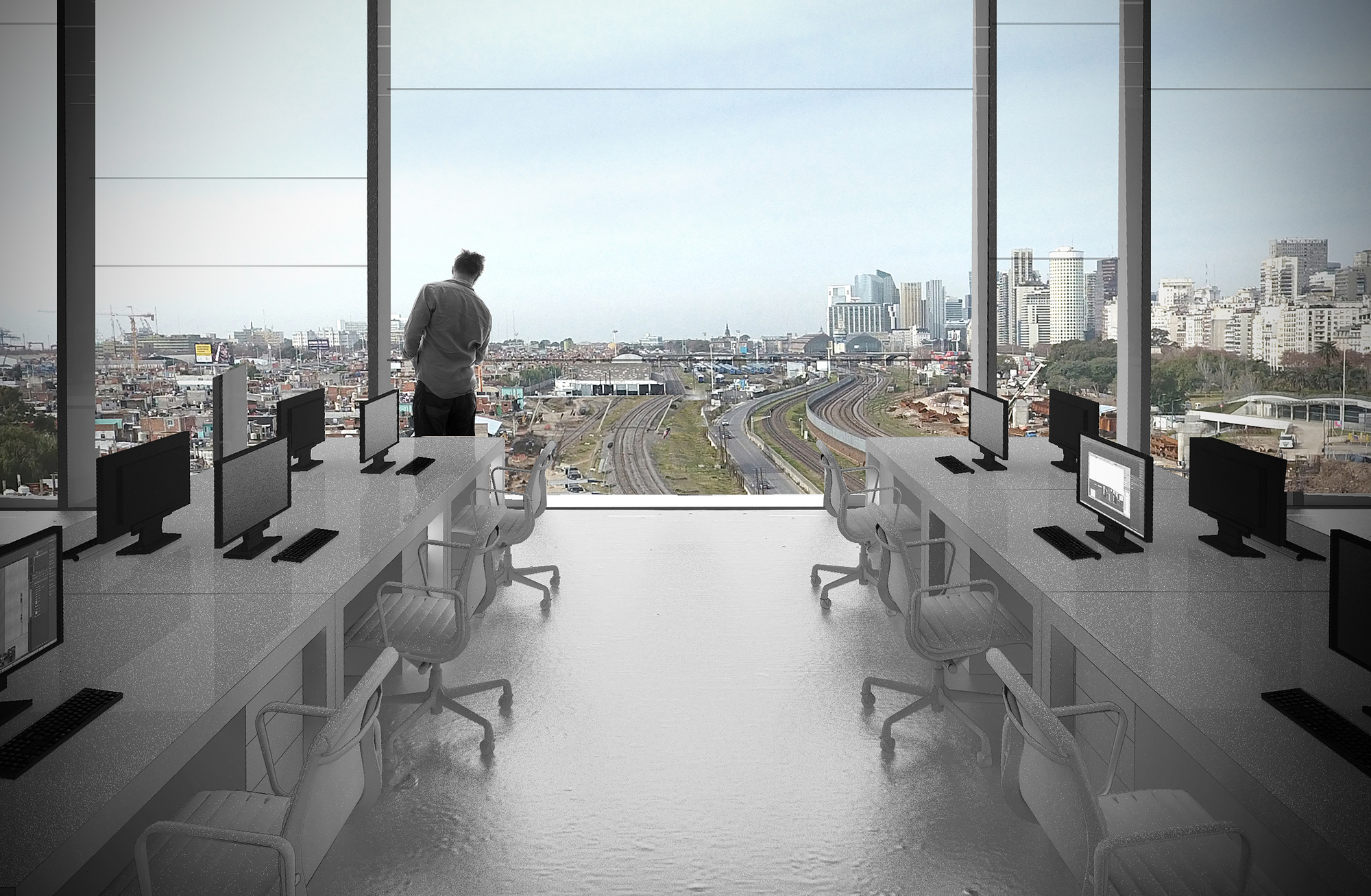 Gallery of ELEMENTAL Designs a Building/Bridge in Buenos Aires - 4