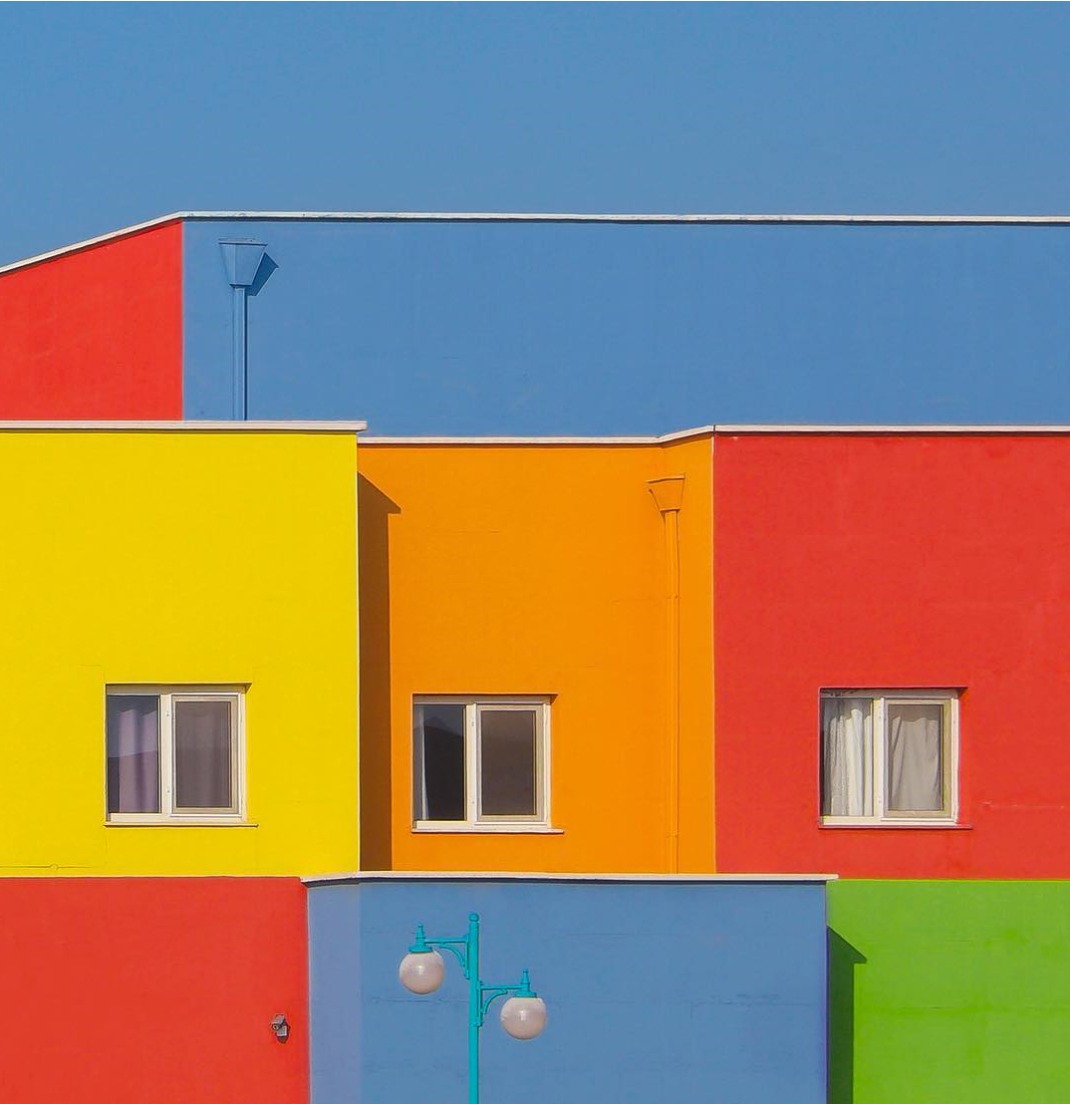Gallery of This Photographer Captures the Rainbow Architecture of ...