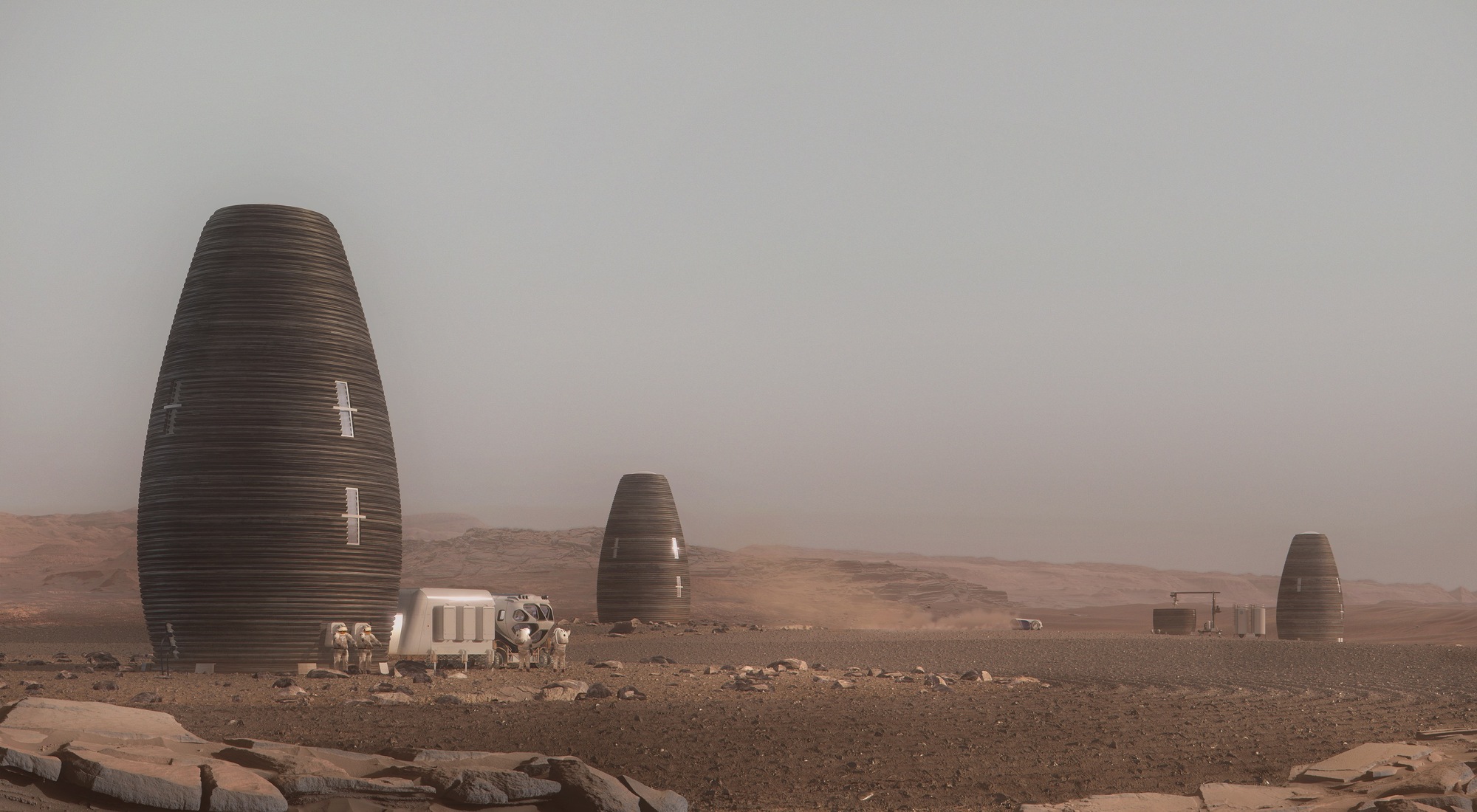 NASA Endorses AI SpaceFactory's Vision for 3D Printed Huts on Mars ...
