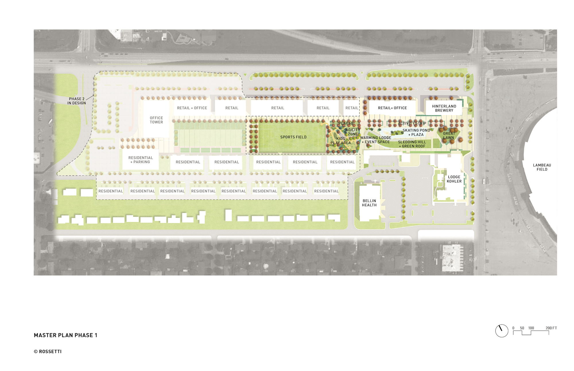 Gallery of Green Bay Packers Titletown District Sledding Hill ...