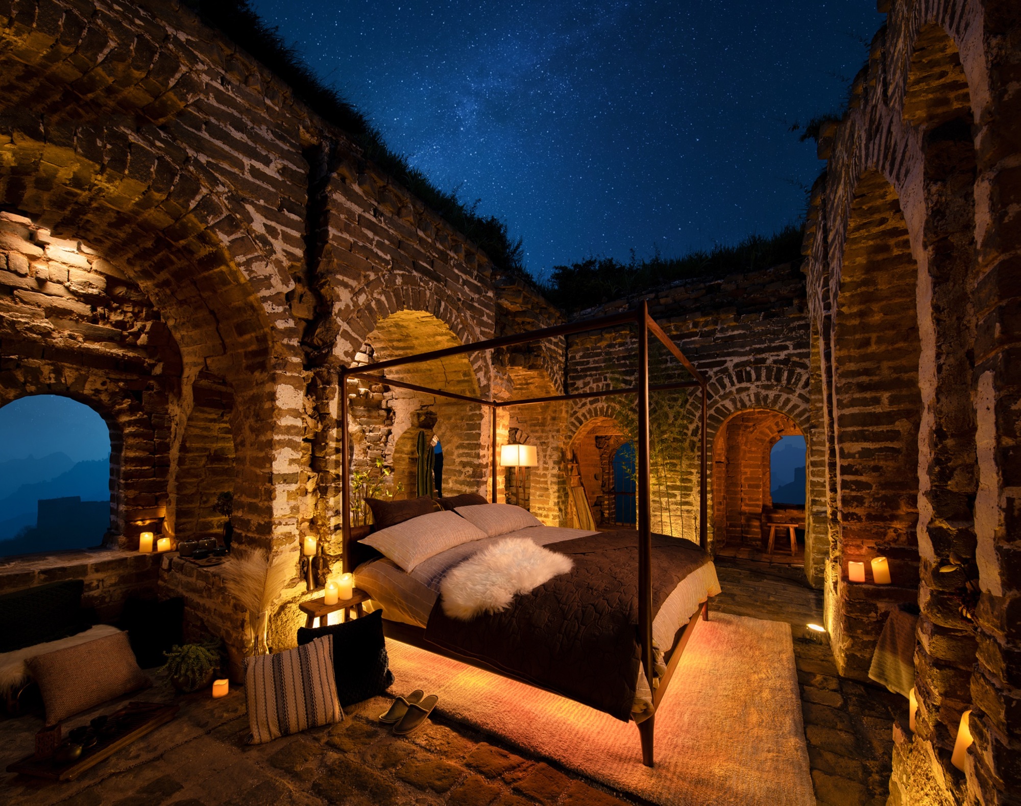 Gallery of Spend a Night on the Great Wall of China, Courtesy of Airbnb ...