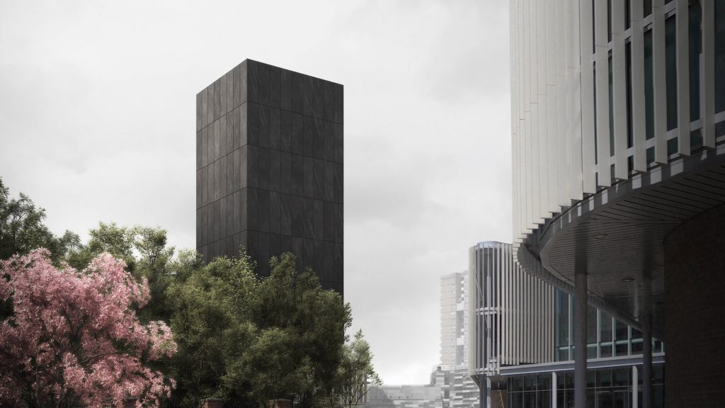 JAA Reimagines Grenfell as a Black Concrete Memorial Tower | ArchDaily