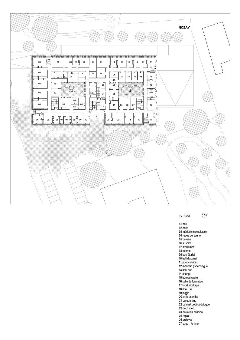 Gallery of Hospitals and Health Centers: 50 Floor Plan Examples - 25