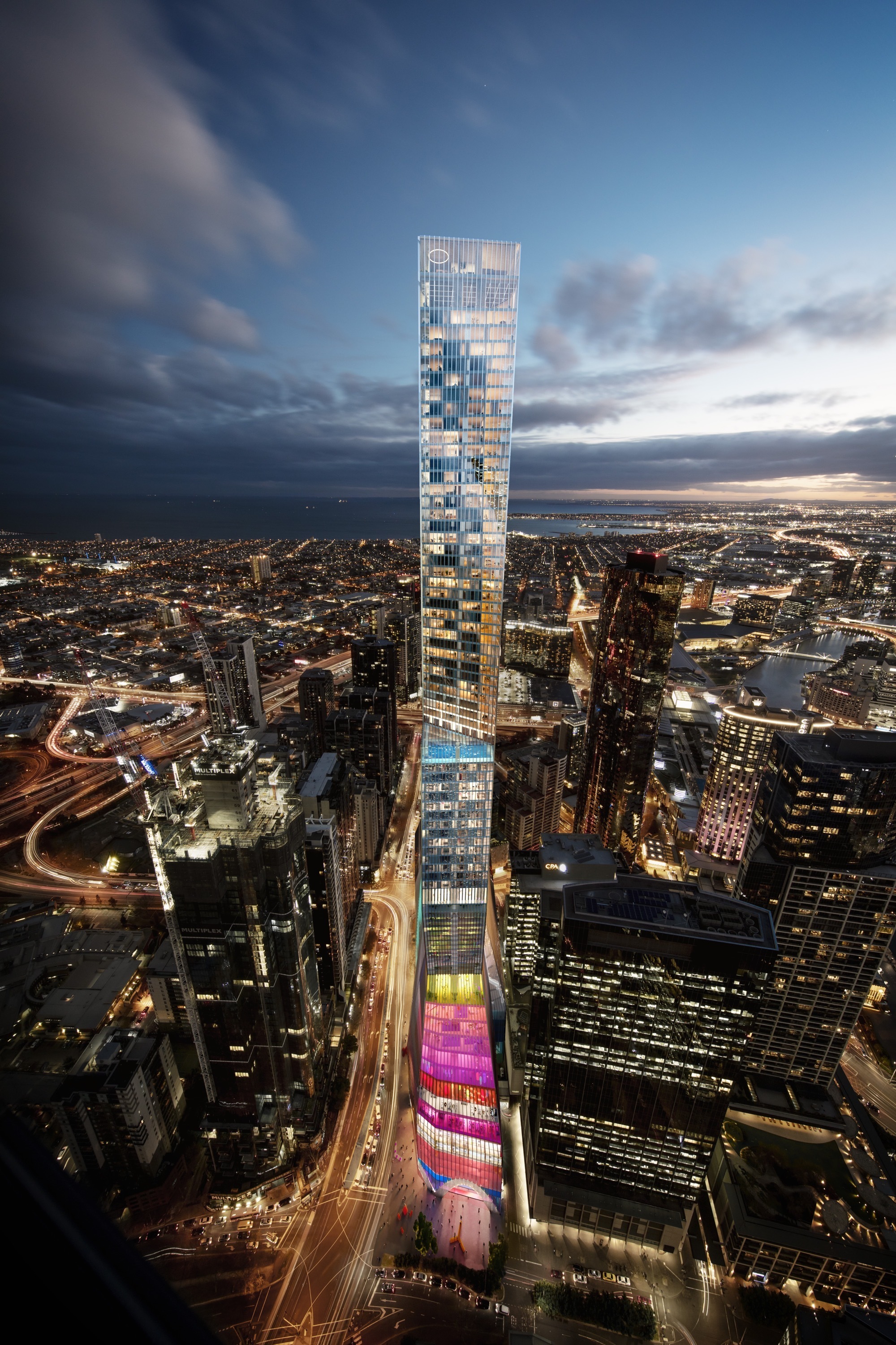 Gallery of UNStudio Named Winner of Landmark Melbourne Skyscraper ...