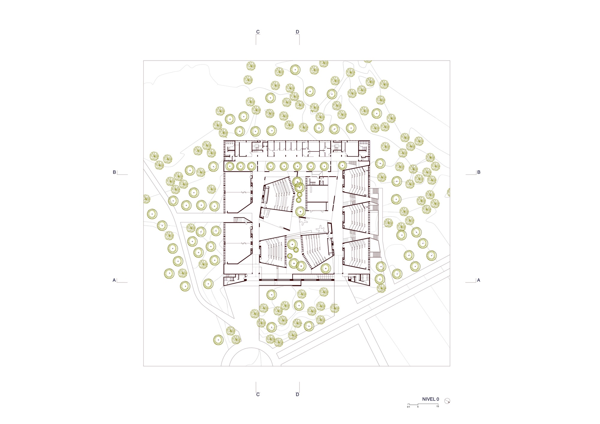 Gallery of UDEP Lecture Building / BARCLAY&CROUSSE Architecture - 15