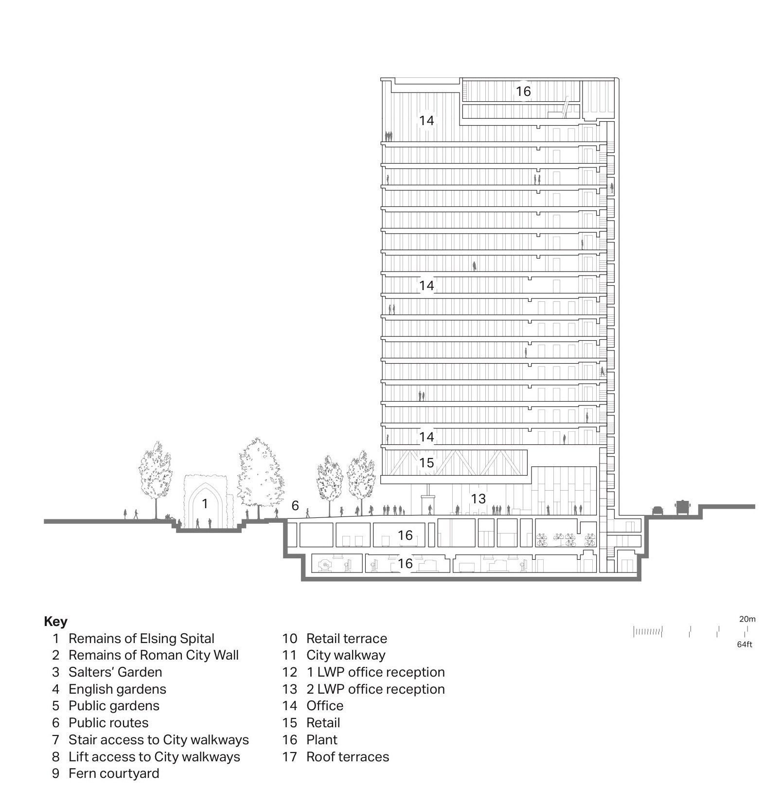 Gallery of London Wall Place / Make Architects - 26