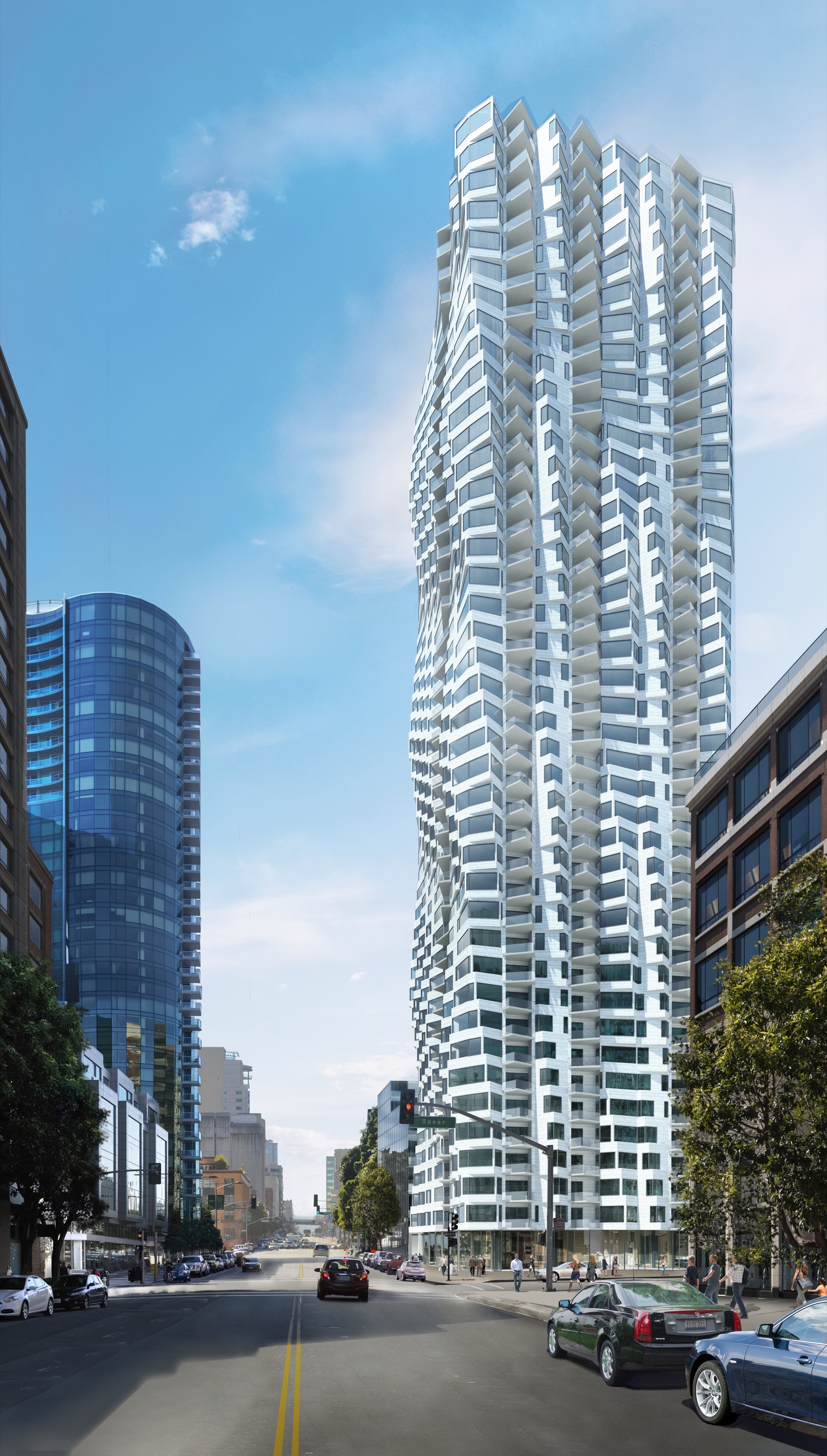 Gallery of Studio Gang Reveals Twisting High-Rise MIRA Tower for San ...