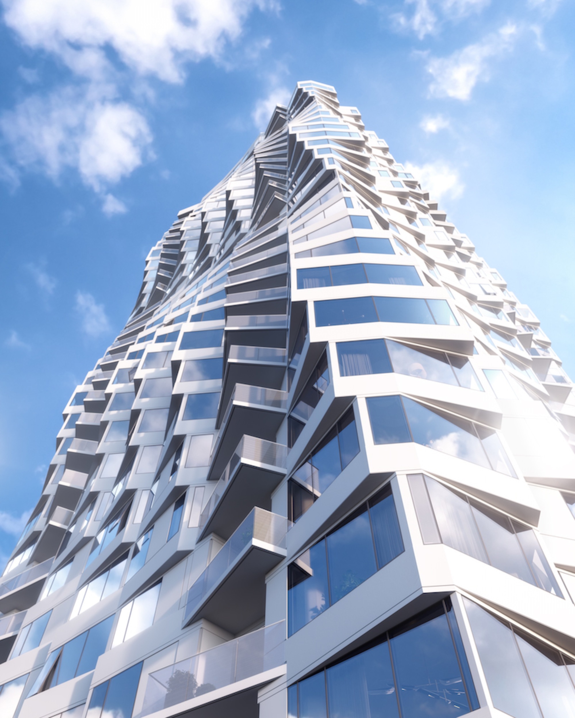 Gallery of Studio Gang Reveals Twisting High-Rise MIRA Tower for San ...