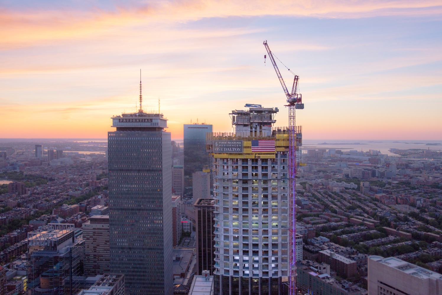 Gallery of Boston's Tallest Residential Tower Tops Out, Designed by Pei ...