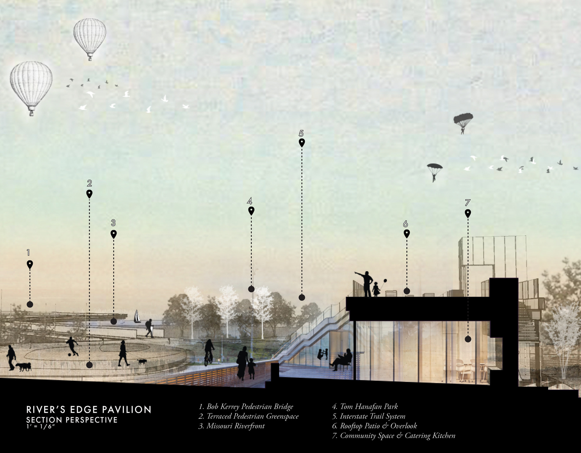 Gallery of River's Edge Pavillion / Alley Poyner Macchietto ...