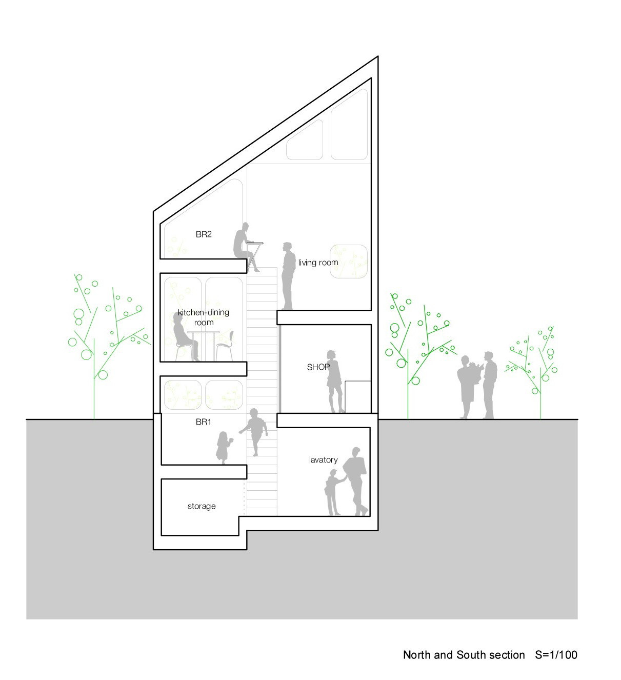 Gallery of Split-Level Homes: 50 Floor Plan Examples - 108