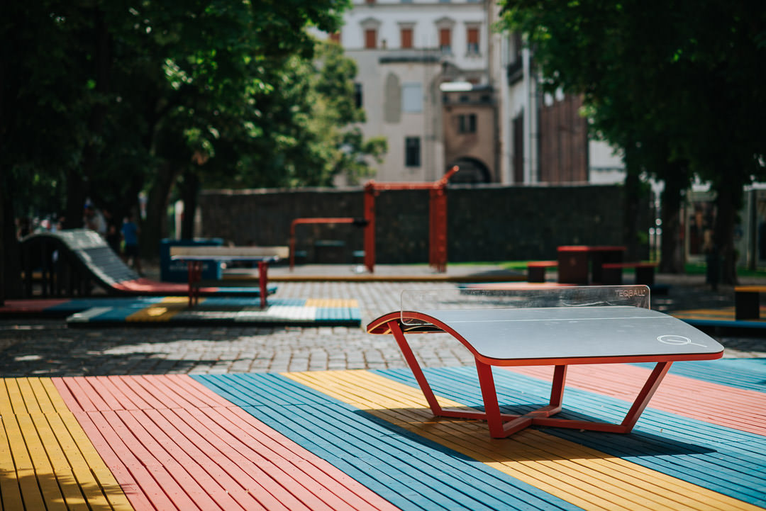 Gallery of Hello Wood's POP-UP Park Adds a Splash of Color to an ...