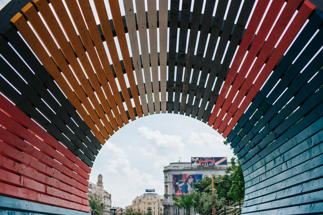 Gallery of Hello Wood's POP-UP Park Adds a Splash of Color to an ...