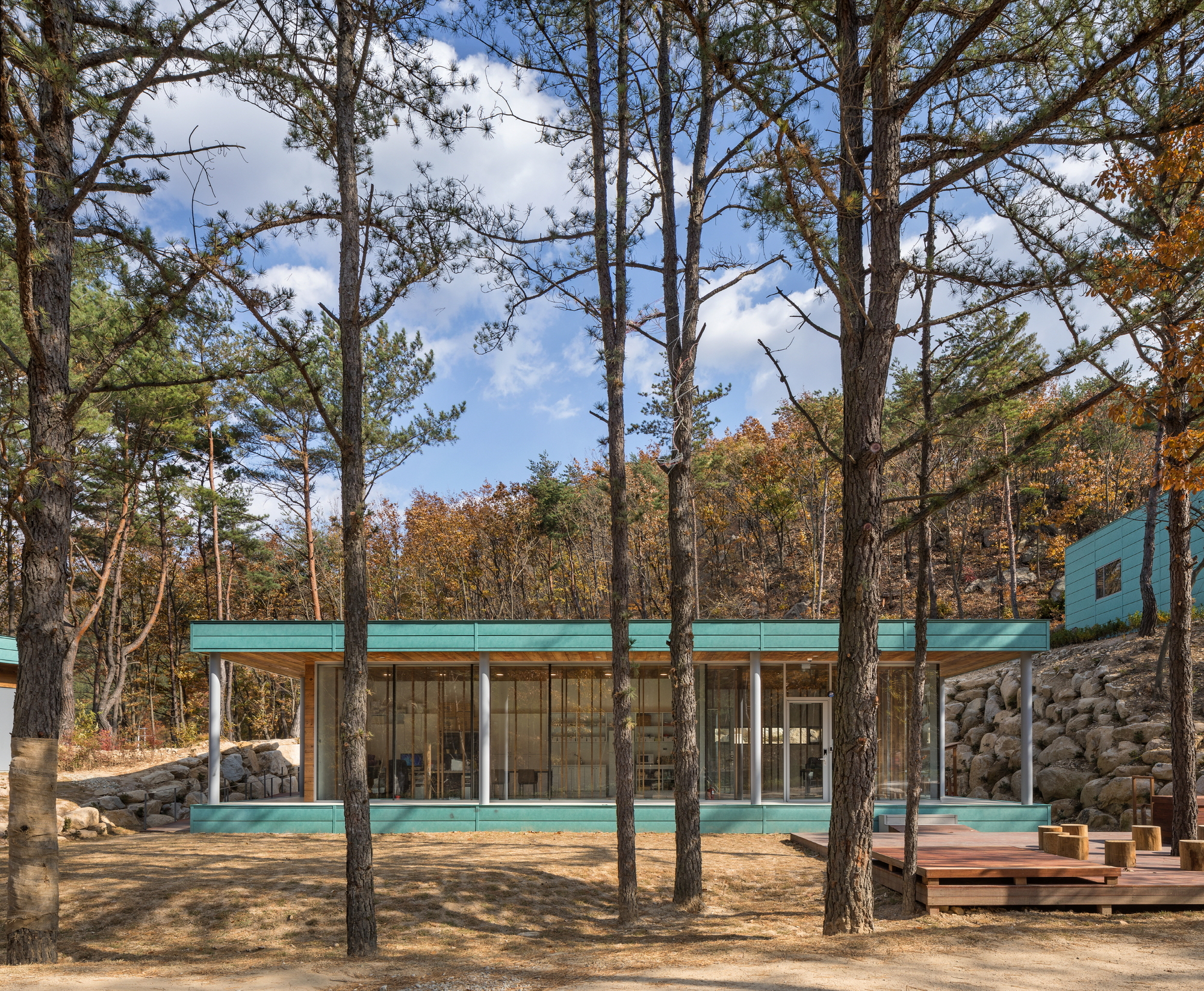 Gallery of Busan Forest of Healing Visitor Center / Architects Group ...