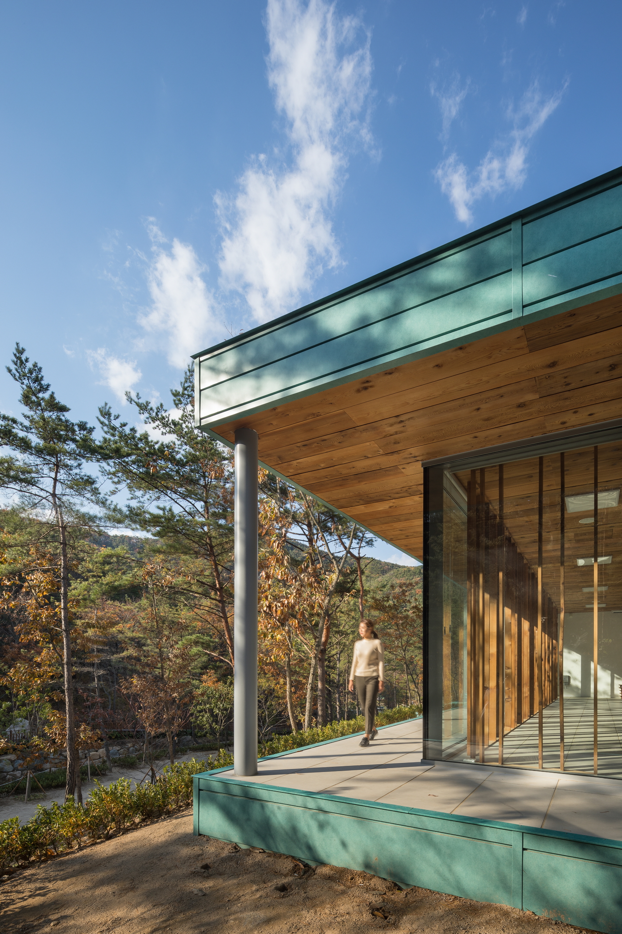 Gallery of Busan Forest of Healing Visitor Center / Architects Group ...